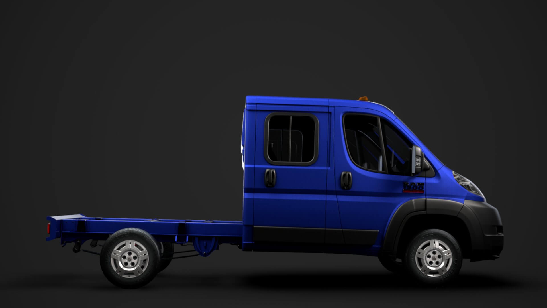 Ram Promaster Cargo Chassis Truck Crew Cab 3450 WB 2019 - 3D Model by ...