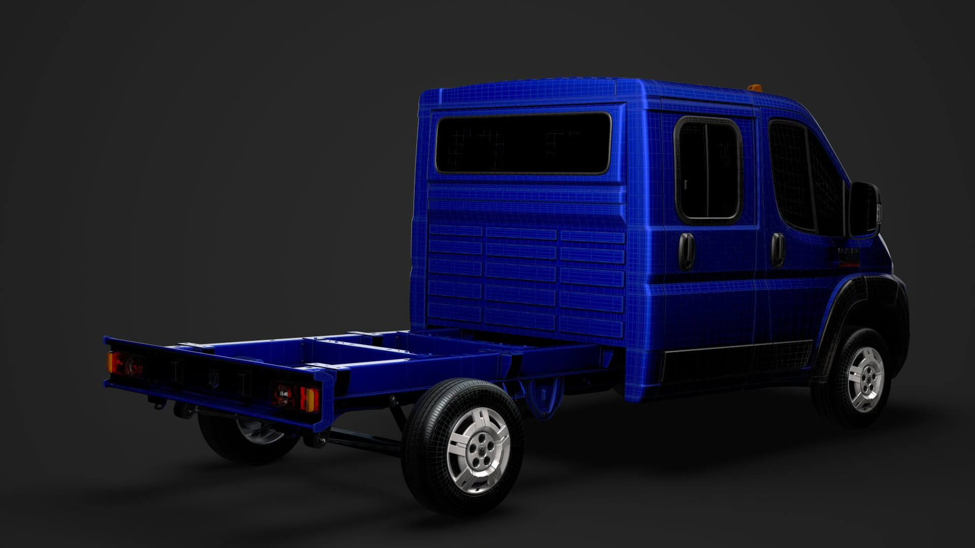 Ram Promaster Cargo Chassis Truck Crew Cab 3450 WB 2019 - 3D Model by ...