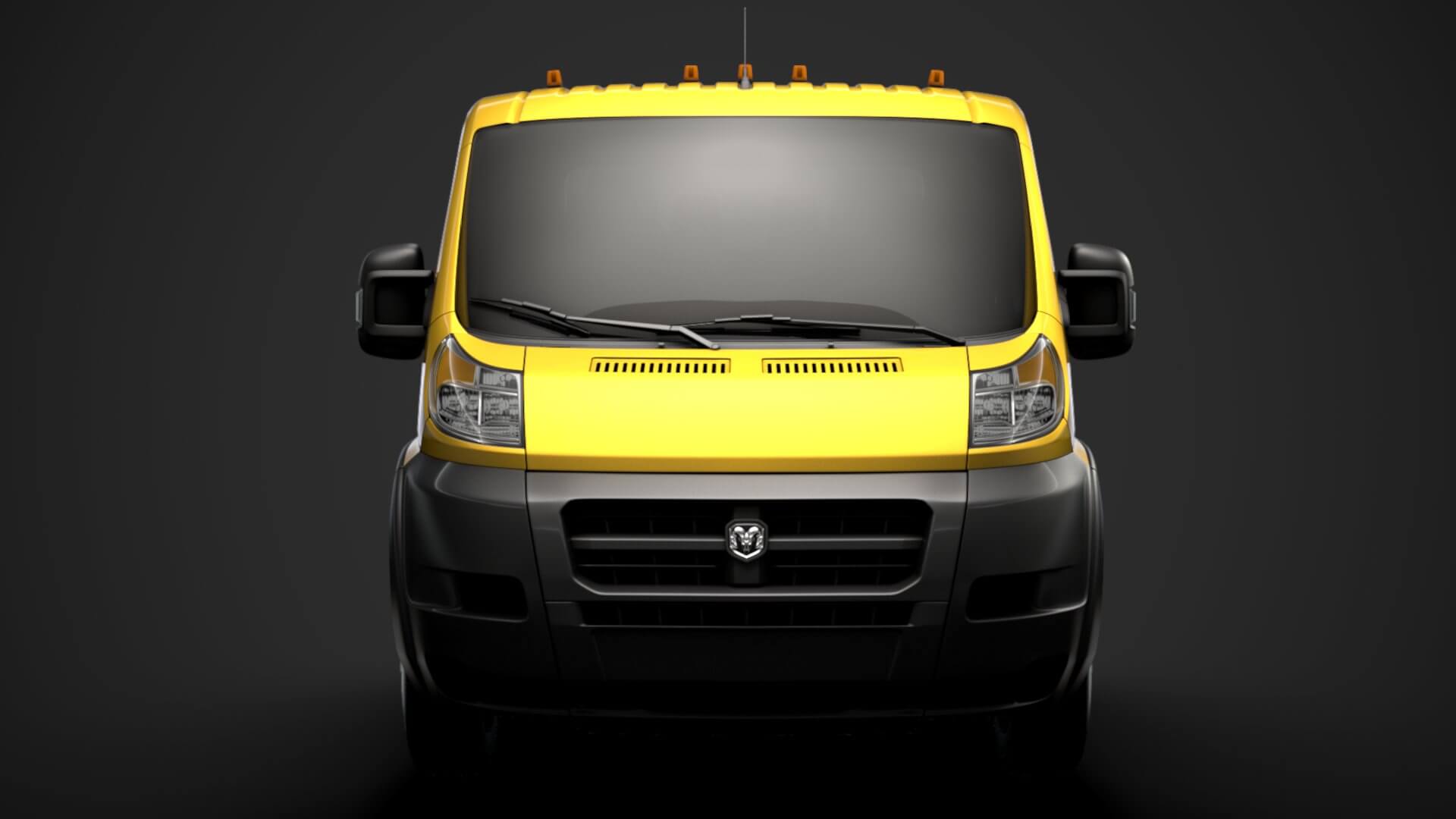 Ram Promaster Cargo Chassis Truck Crew Cab 4035XL WB 2019 - 3D Model by ...