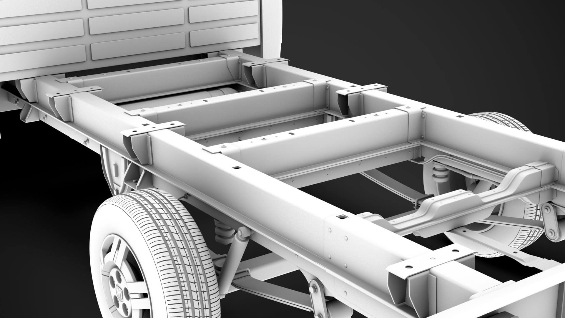 Ram Promaster Cargo Chassis Truck Crew Cab 4035XL WB 2019 - 3D Model by ...