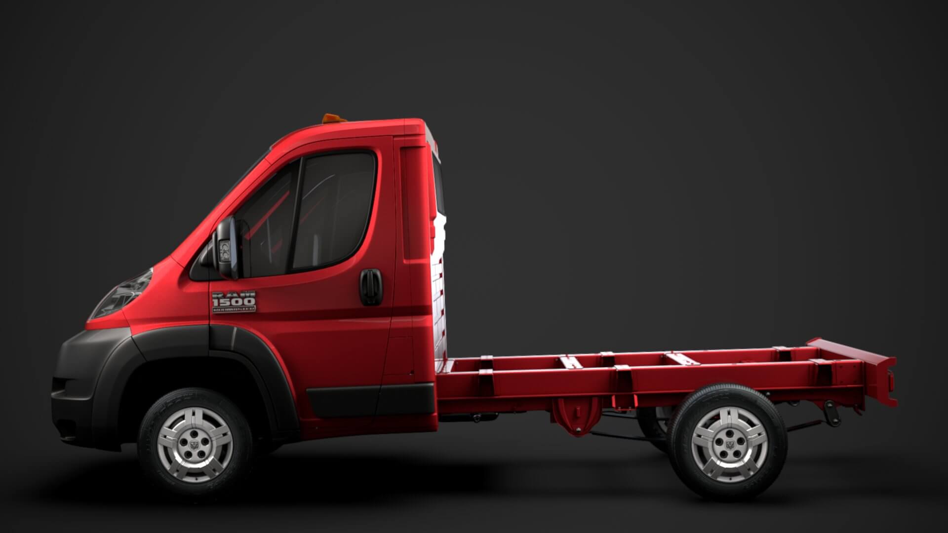 Ram Promaster Cargo Chassis Truck Single Cab 3000 WB 2019 - 3D Model by ...