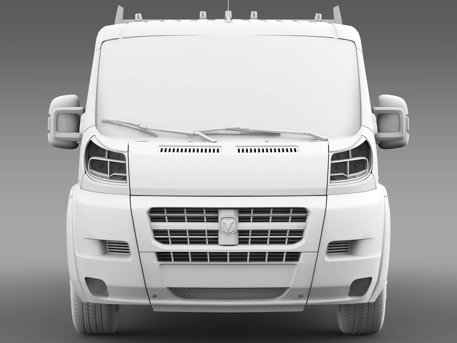 Ram Promaster Cargo Crew Cab Truck 2015 - 3D Model by Creator 3D