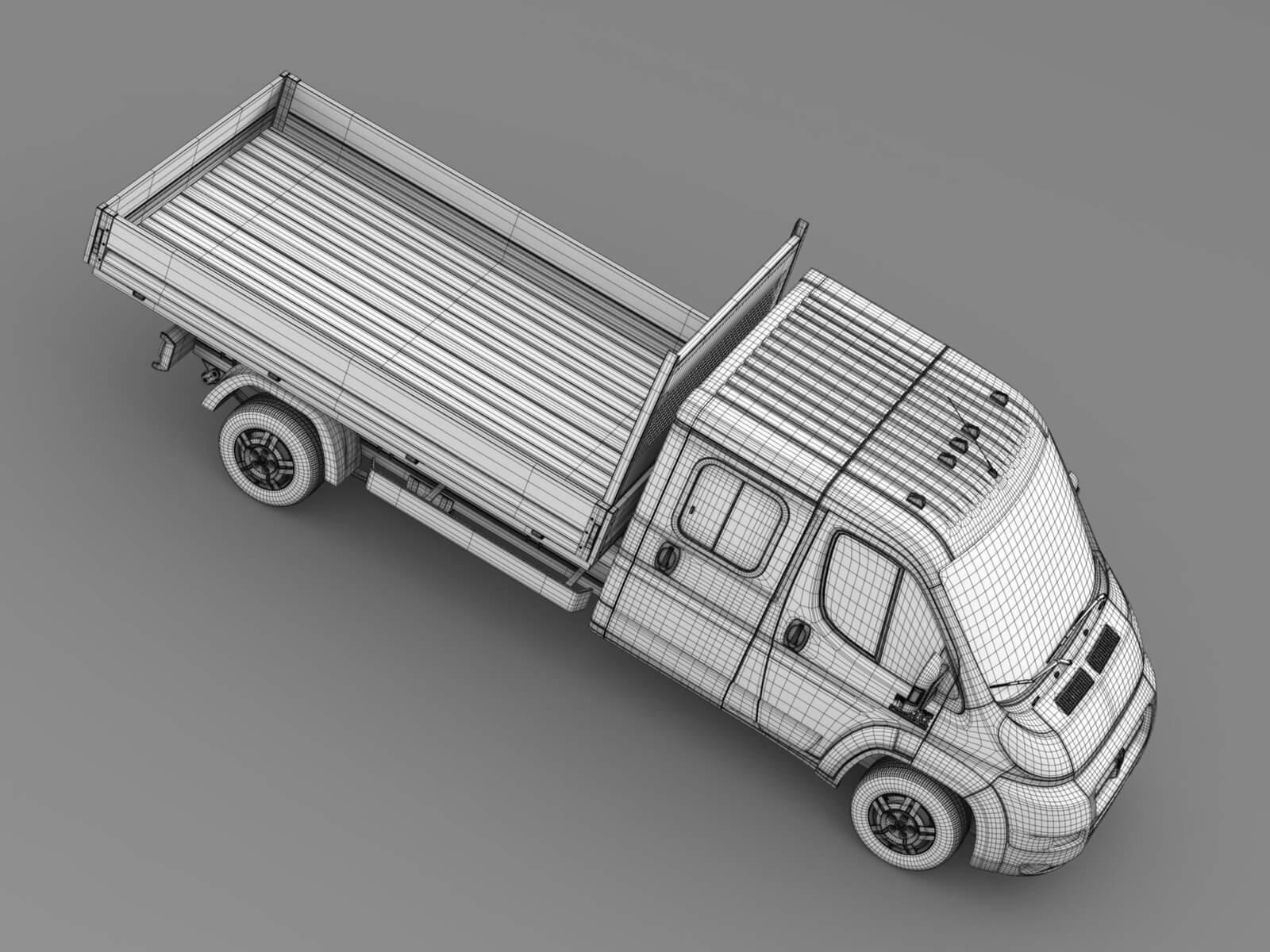 Ram Promaster Cargo Crew Cab Truck 2015 - 3D Model by Creator 3D