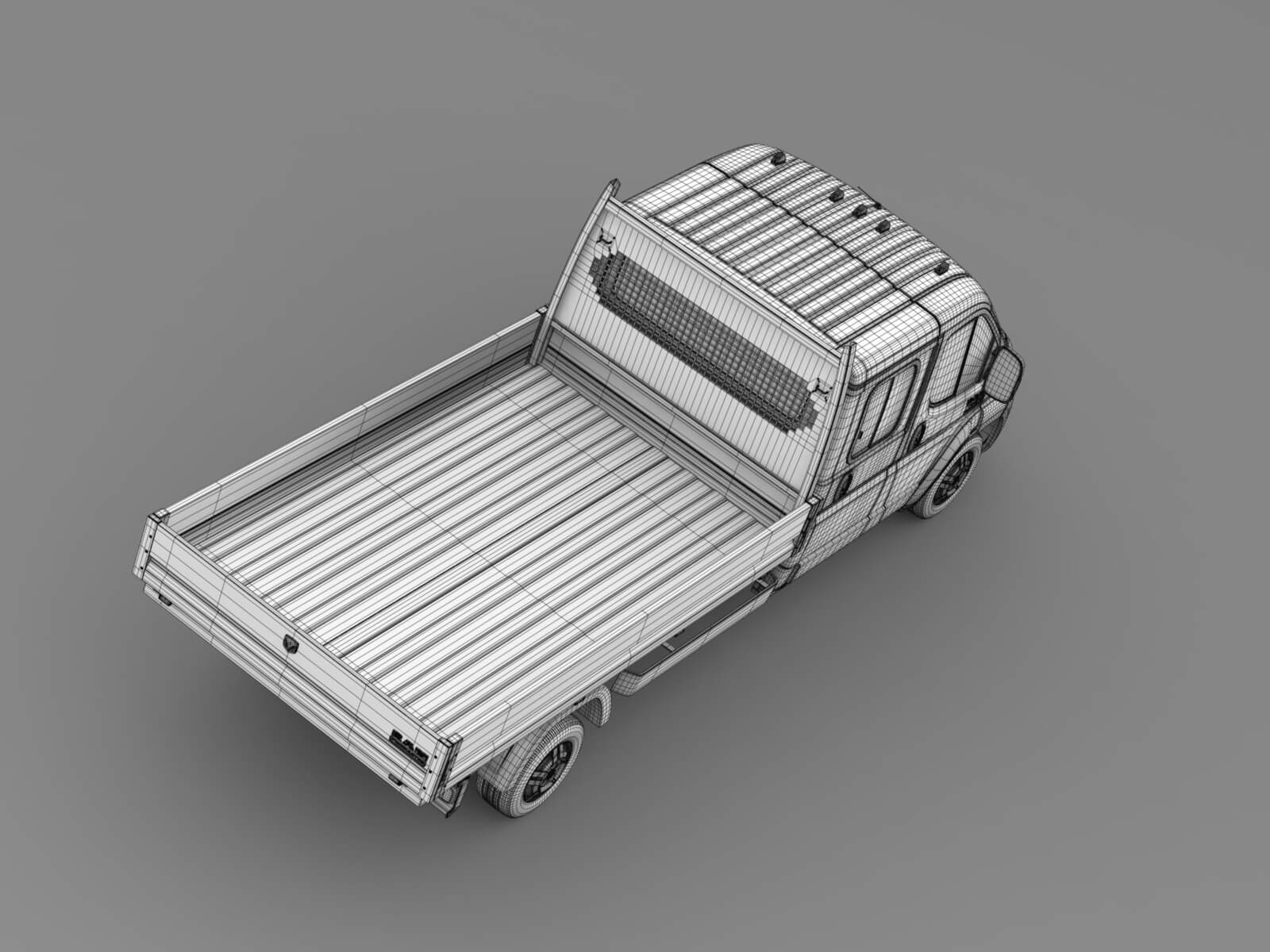 Ram Promaster Cargo Crew Cab Truck 2015 - 3D Model by Creator 3D