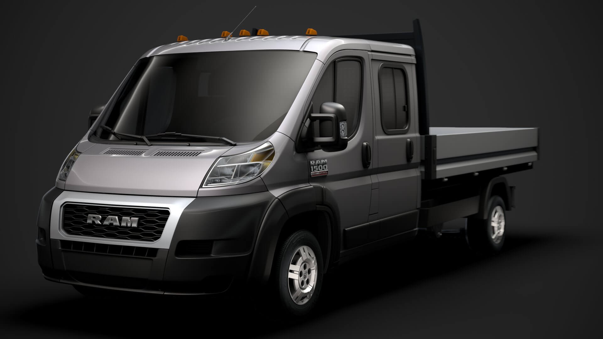 Ram Promaster Cargo Crew Cab Truck 2020 - 3D Model by Creator 3D