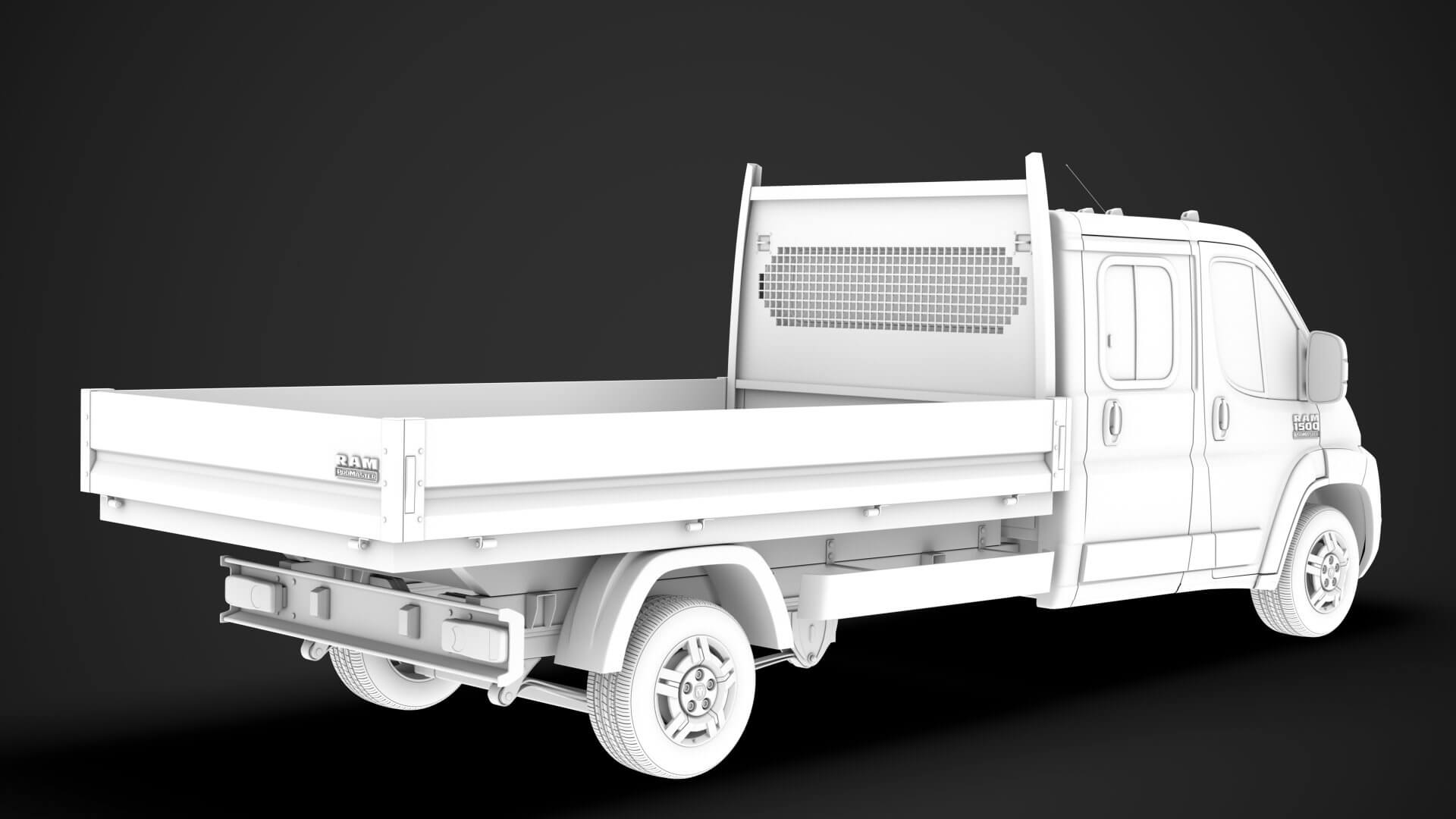 Ram Promaster Cargo Crew Cab Truck 2020 - 3D Model by Creator 3D