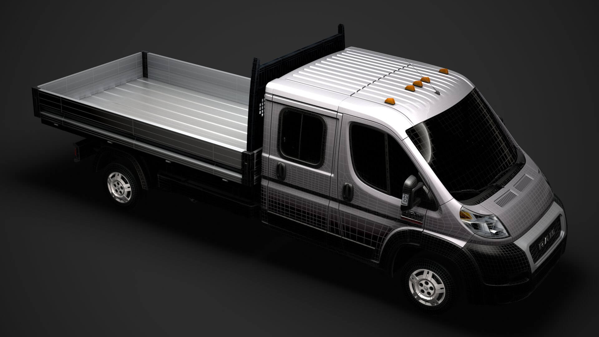Ram Promaster Cargo Crew Cab Truck 2020 - 3D Model by Creator 3D