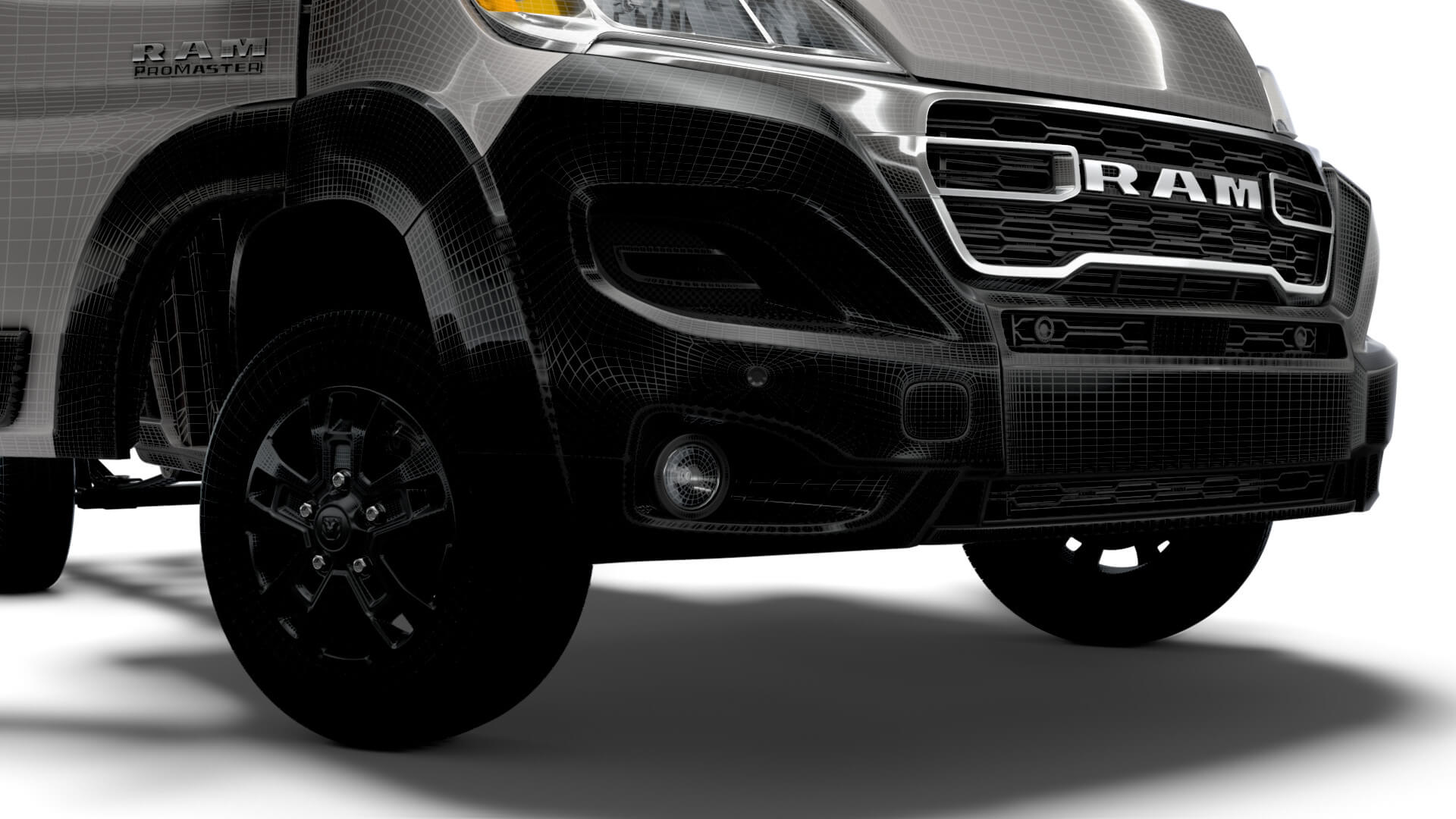 Ram Promaster Chassis Hqinterior Scab 3000WB 2023 - 3D Model by Creator 3D