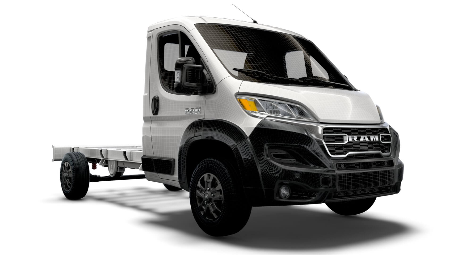 RAM Promaster Chassis Truck 3800WB 2022 - 3D Model by Creator 3D