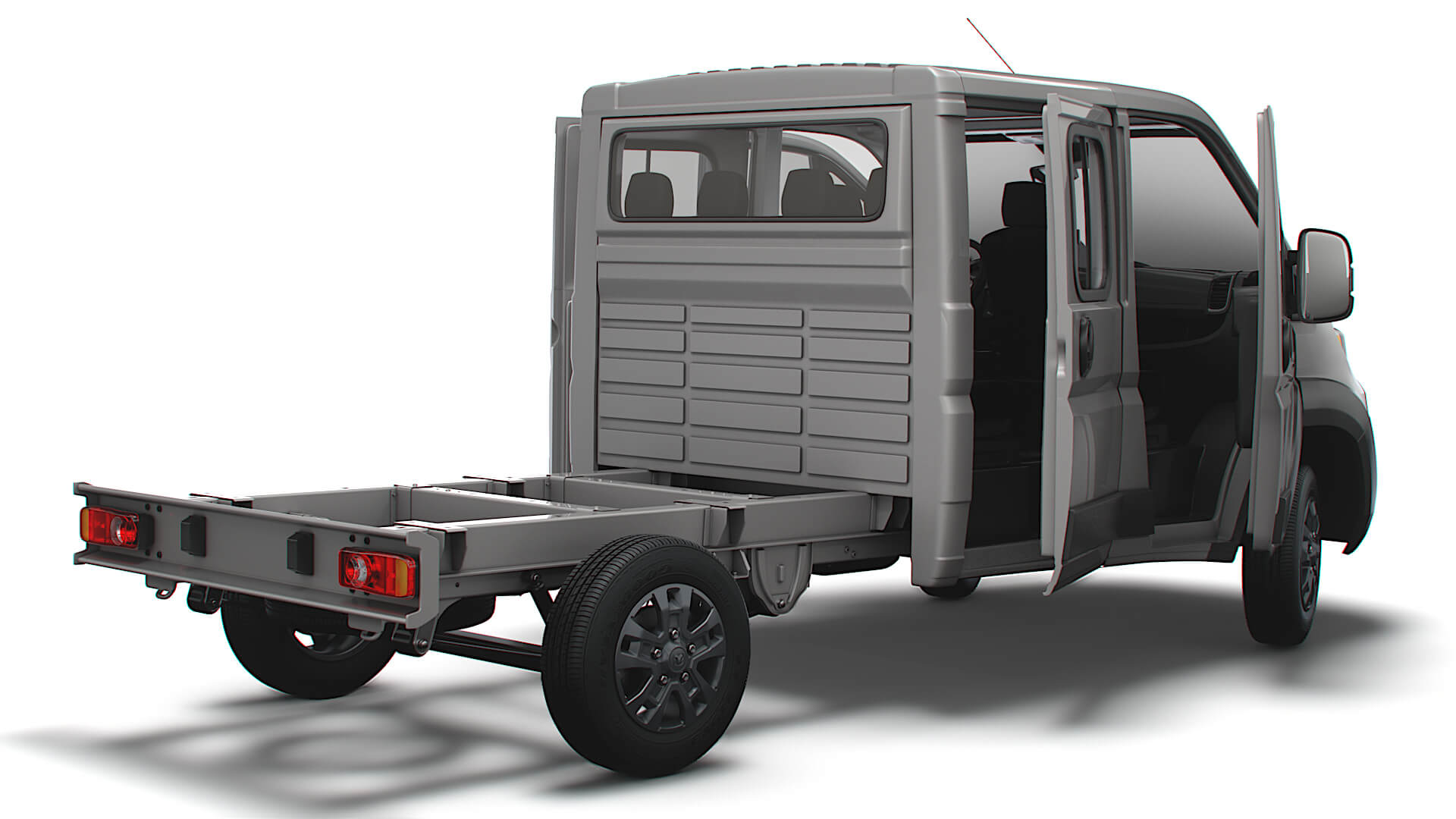 Ram Promaster Chassis Truck Crcab 3450WB Hqinterior 2023 - 3D Model by ...