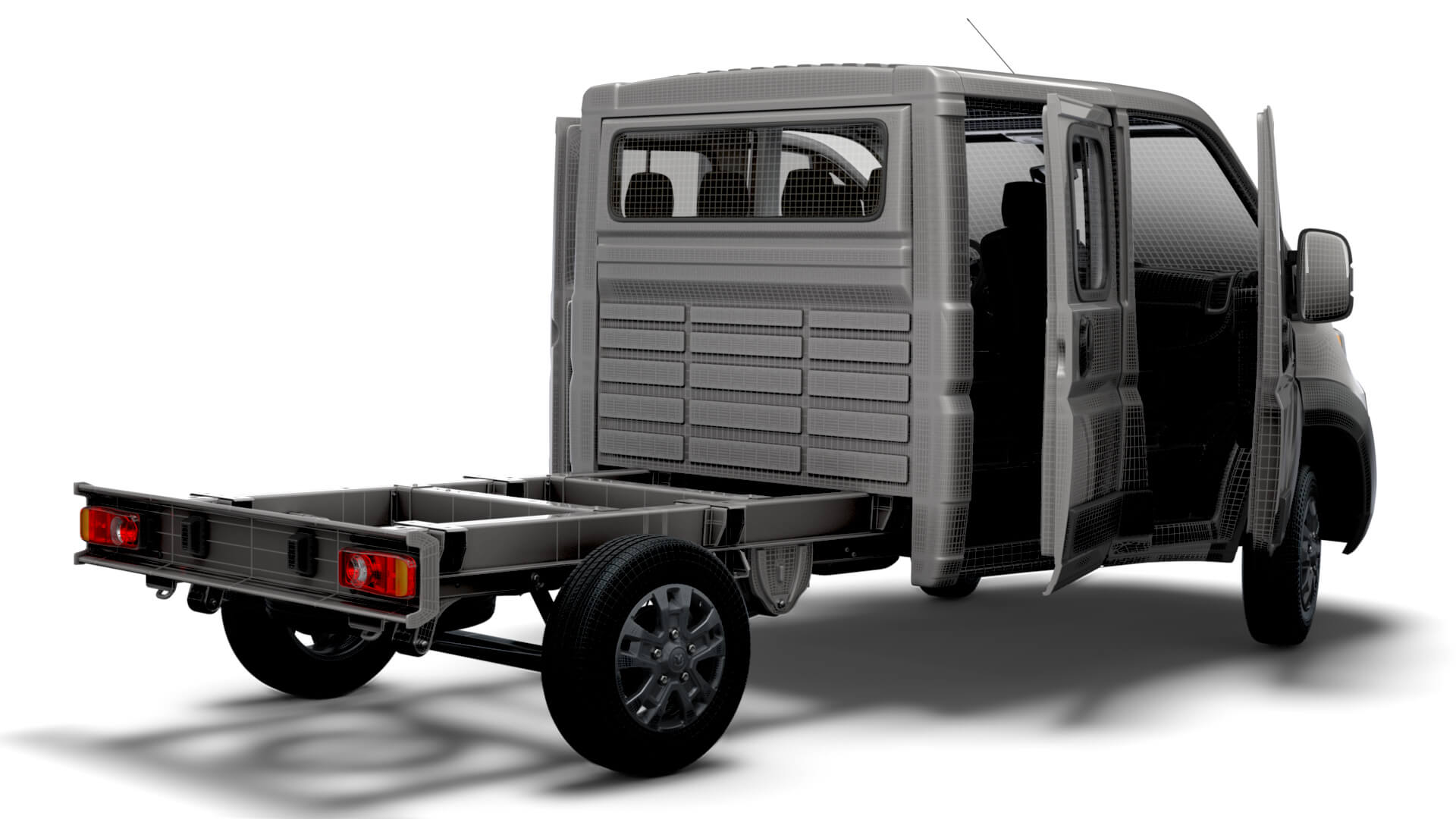 Ram Promaster Chassis Truck Crcab 3450WB Hqinterior 2023 - 3D Model by ...