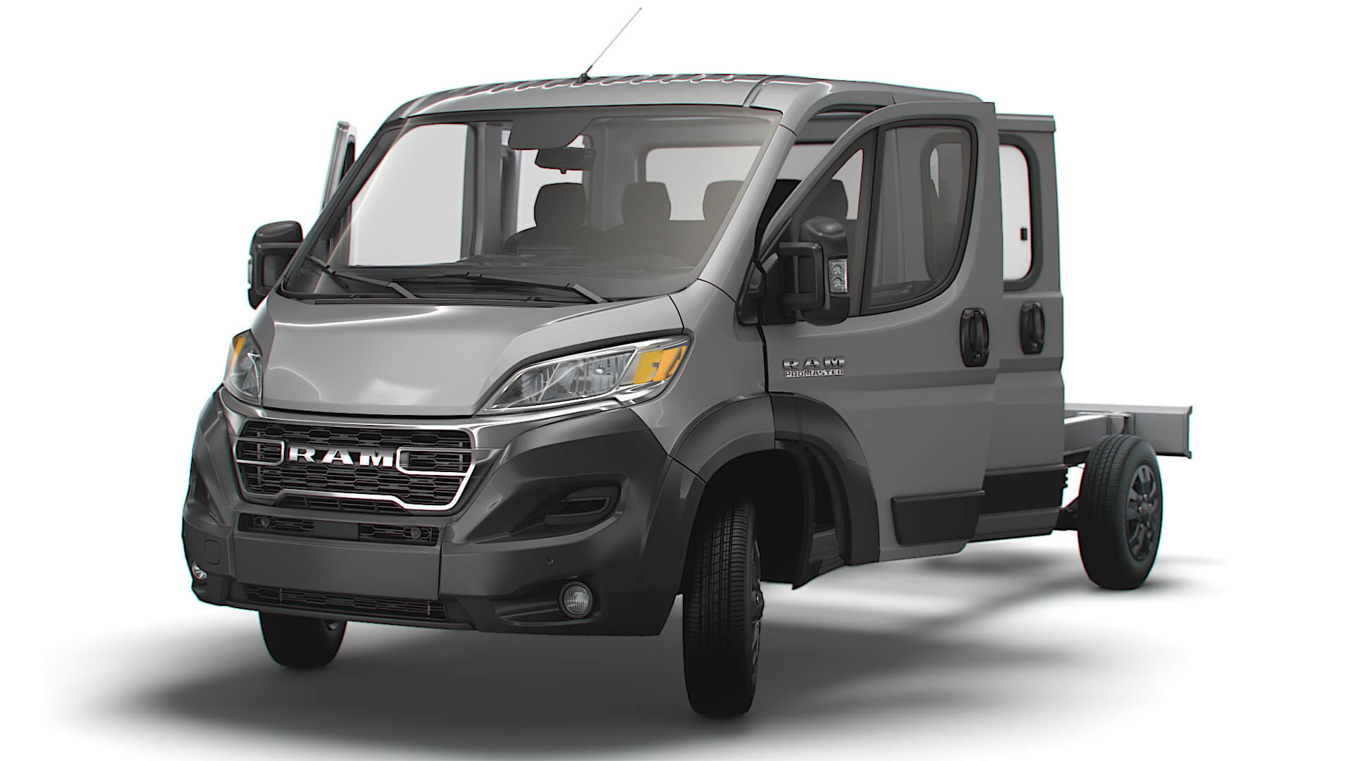 Ram Promaster Chassis Truck Crcab 4035WB Hqinterior 2023 - 3D Model by ...