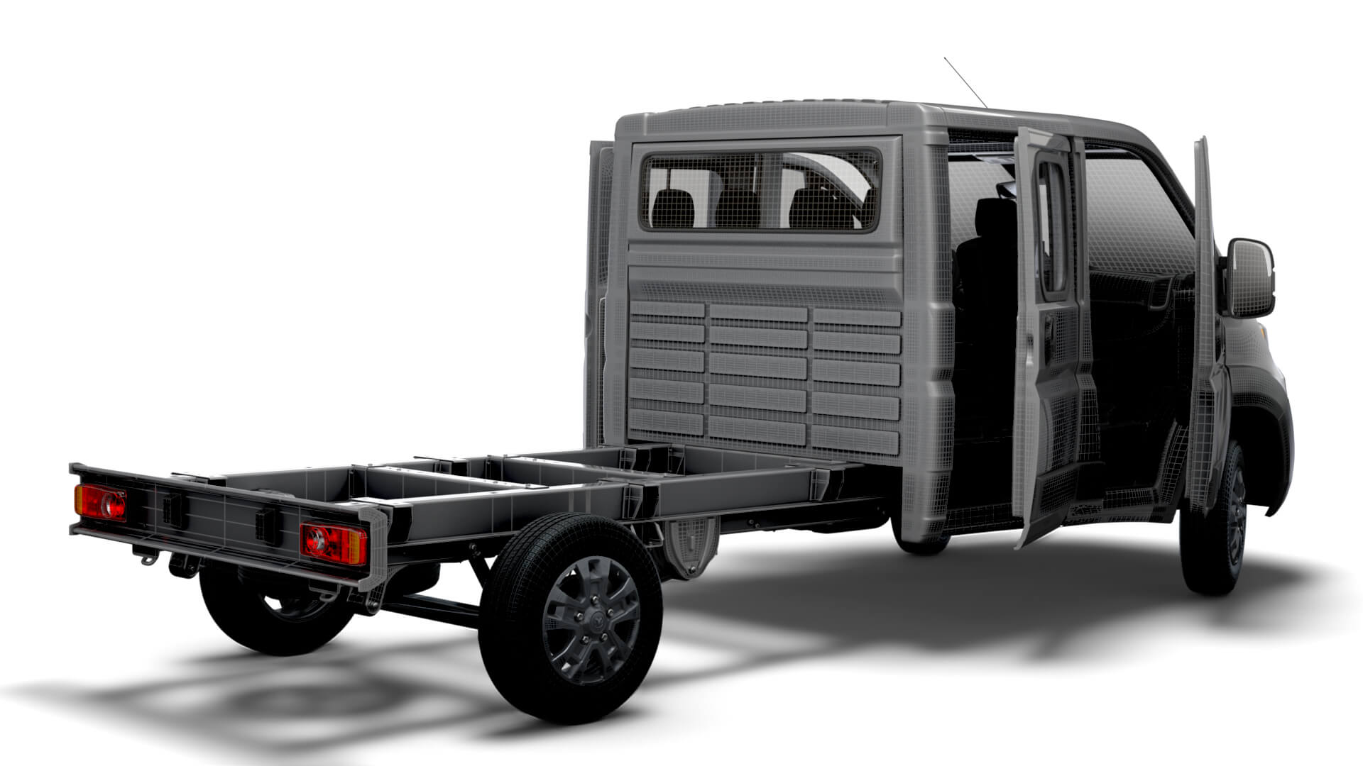 Ram Promaster Chassis Truck Crcab 4035WB Hqinterior 2023 - 3D Model by ...