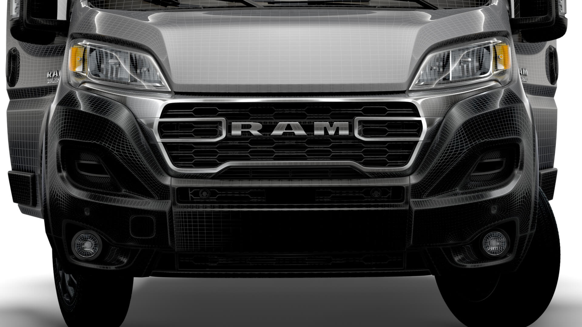 Ram Promaster Chassis Truck Crcab 4035WB Hqinterior 2023 - 3D Model by ...