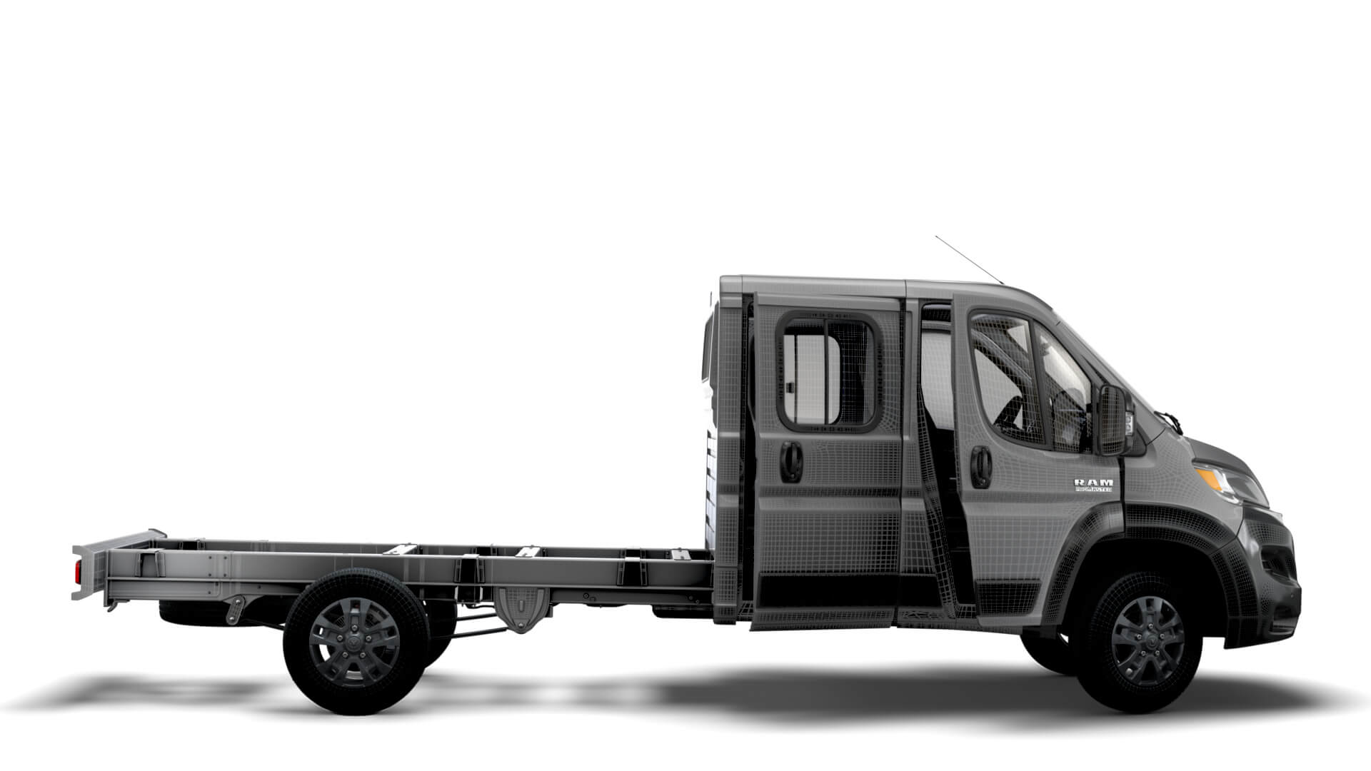 Ram Promaster Chassis Truck Crcab 4035Wbxl Hqinterior 2023 - 3D Model ...