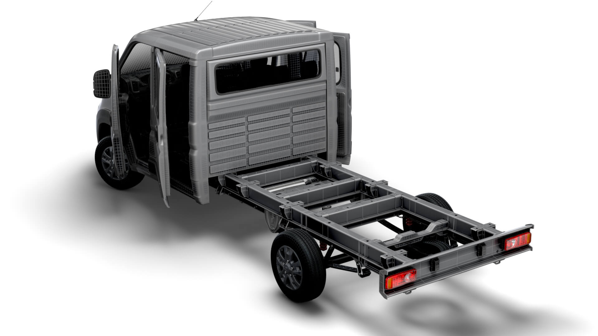 Ram Promaster Chassis Truck Crcab 4035Wbxl Hqinterior 2023 - 3D Model ...
