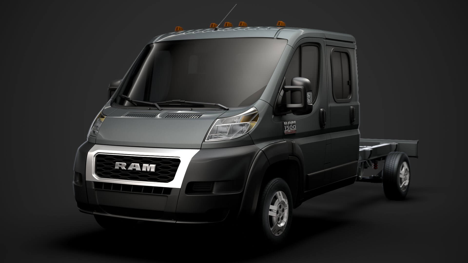 Ram Promaster Chassis Truck Crew Cab 4035 WB 2020 - 3D Model by Creator 3D