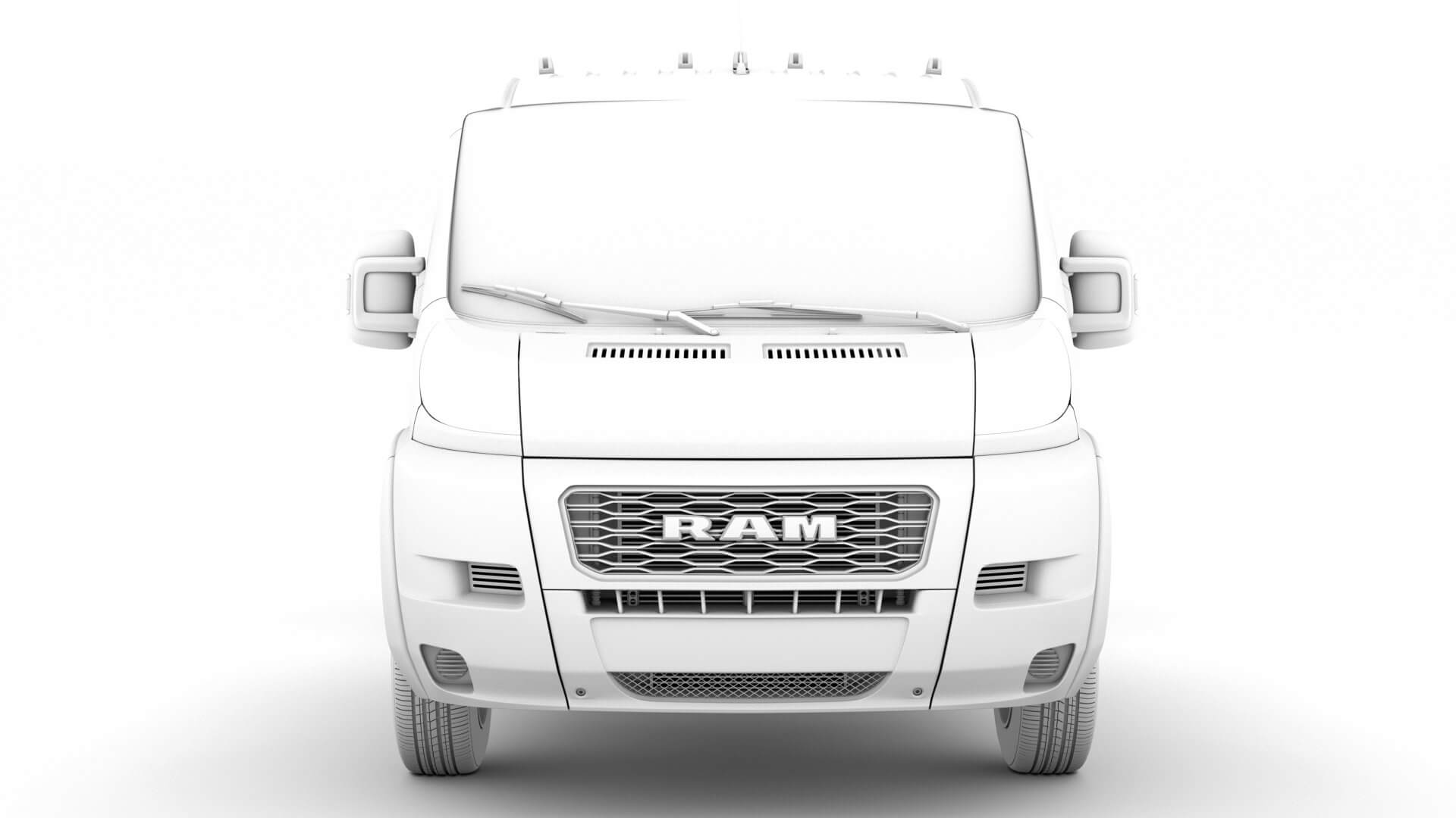 Ram Promaster Chassis Truck Crew Cab 4035 WB 2020 - 3D Model by Creator 3D