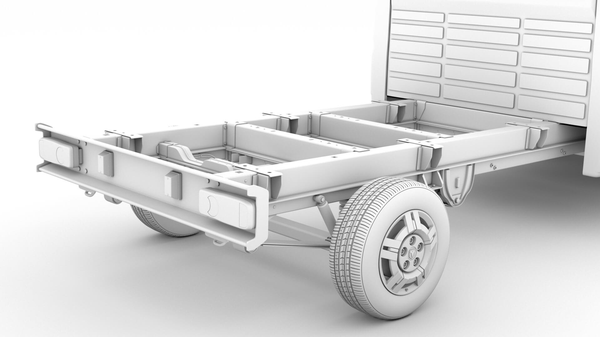 Ram Promaster Chassis Truck Crew Cab 4035 WB 2020 - 3D Model by Creator 3D