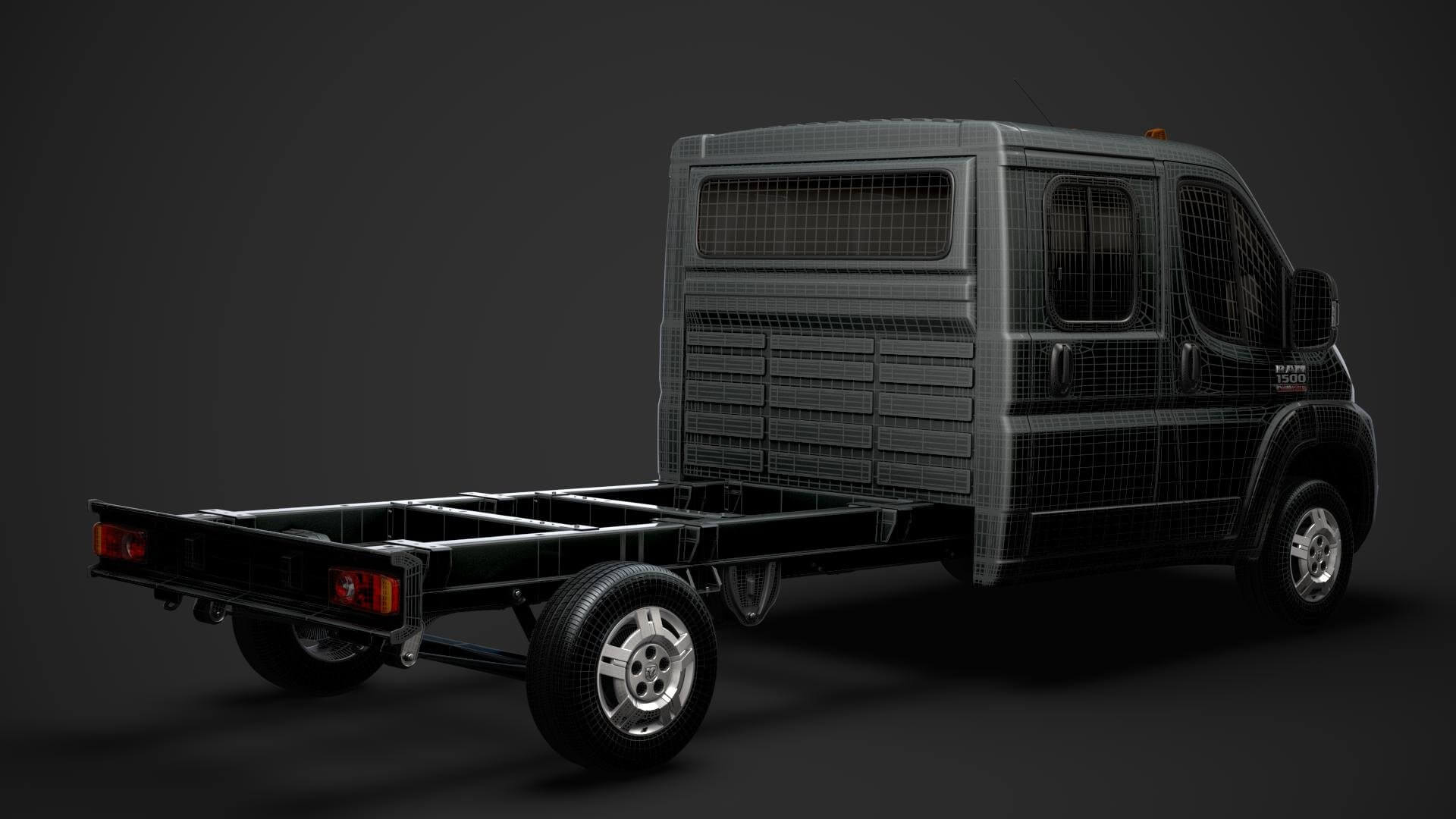Ram Promaster Chassis Truck Crew Cab 4035 WB 2020 - 3D Model by Creator 3D