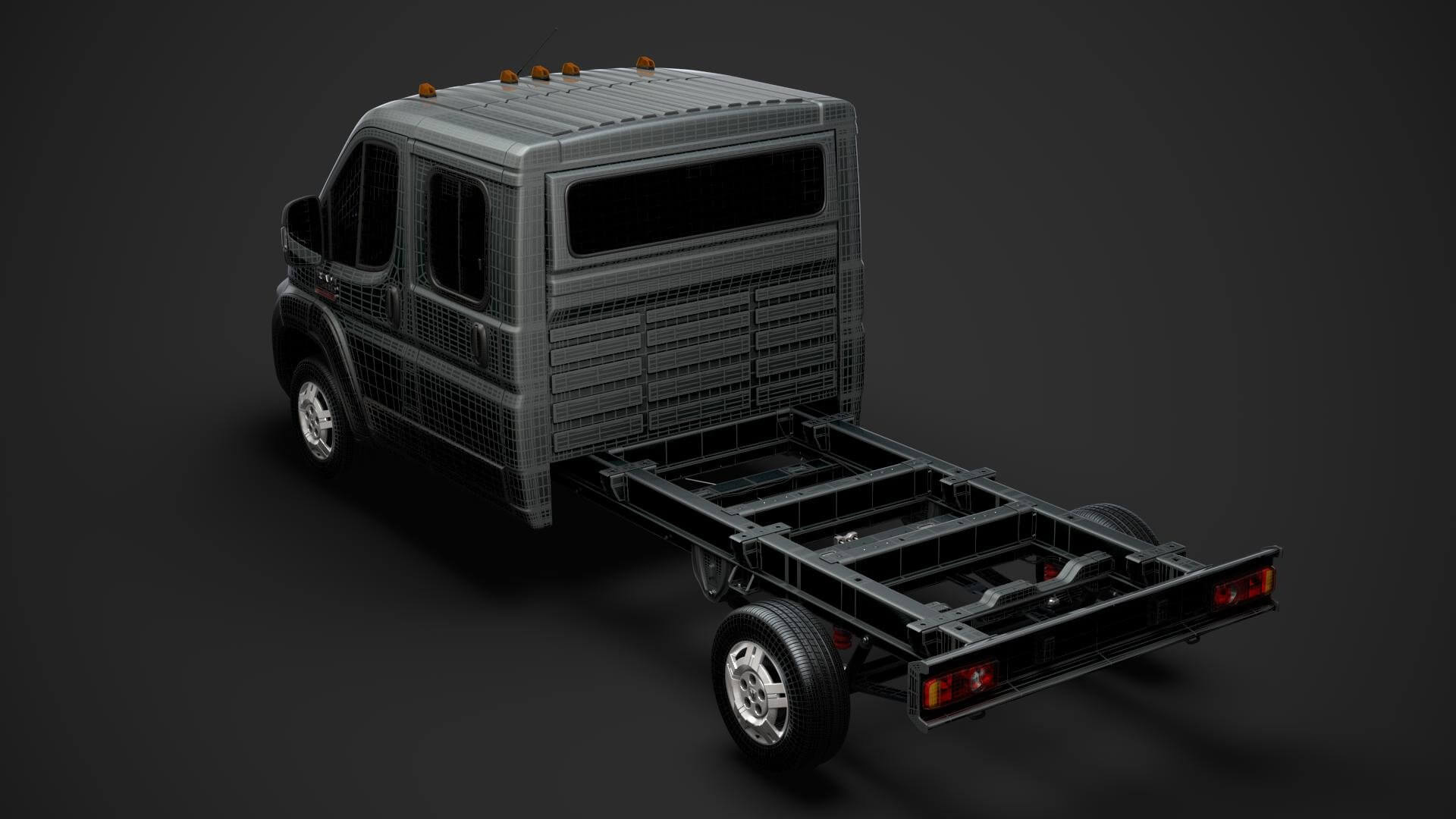 Ram Promaster Chassis Truck Crew Cab 4035 WB 2020 - 3D Model by Creator 3D