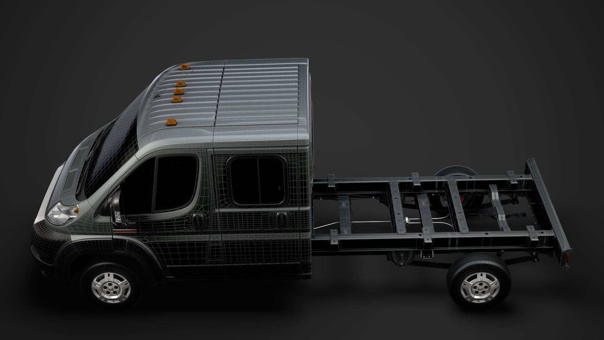 Ram Promaster Chassis Truck Crew Cab 4035 WB 2020 - 3D Model by Creator 3D