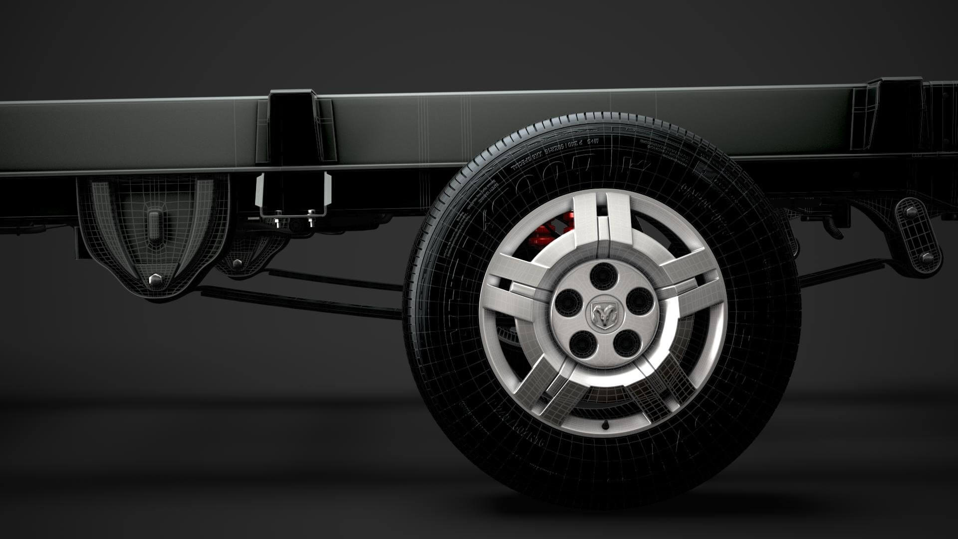 Ram Promaster Chassis Truck Crew Cab 4035 WB 2020 - 3D Model by Creator 3D