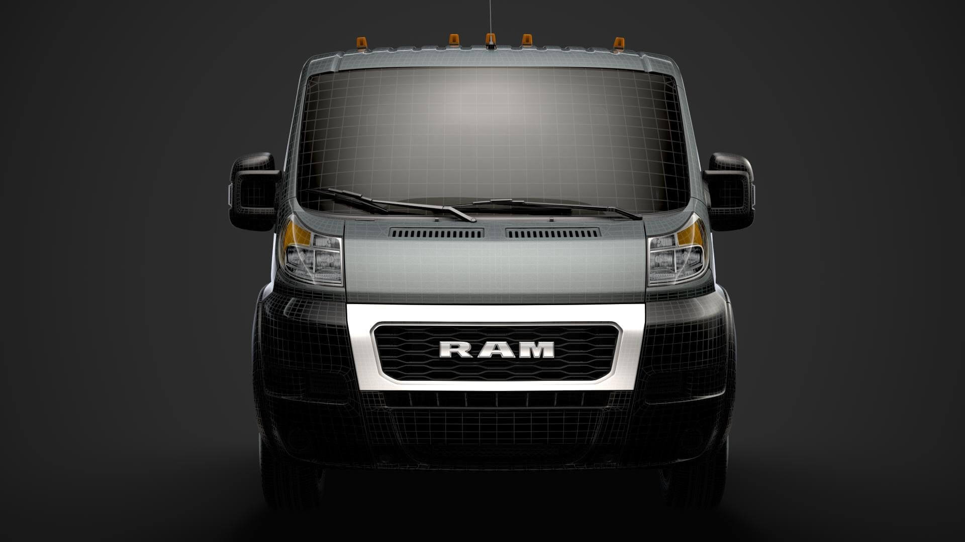 Ram Promaster Chassis Truck Crew Cab 4035 WB 2020 - 3D Model by Creator 3D