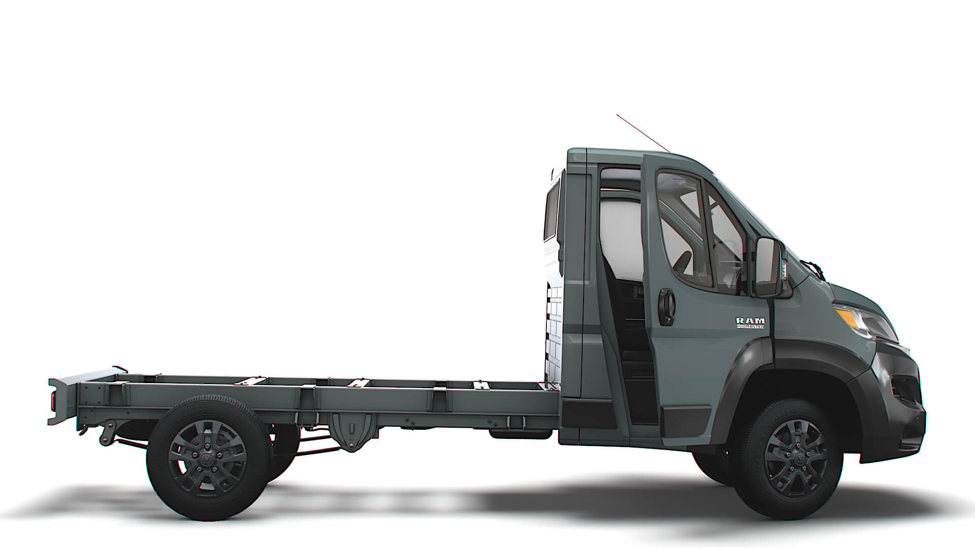 Ram Promaster Chassis Truck Scab 3450WB Hqinterior 2023 - 3D Model by ...
