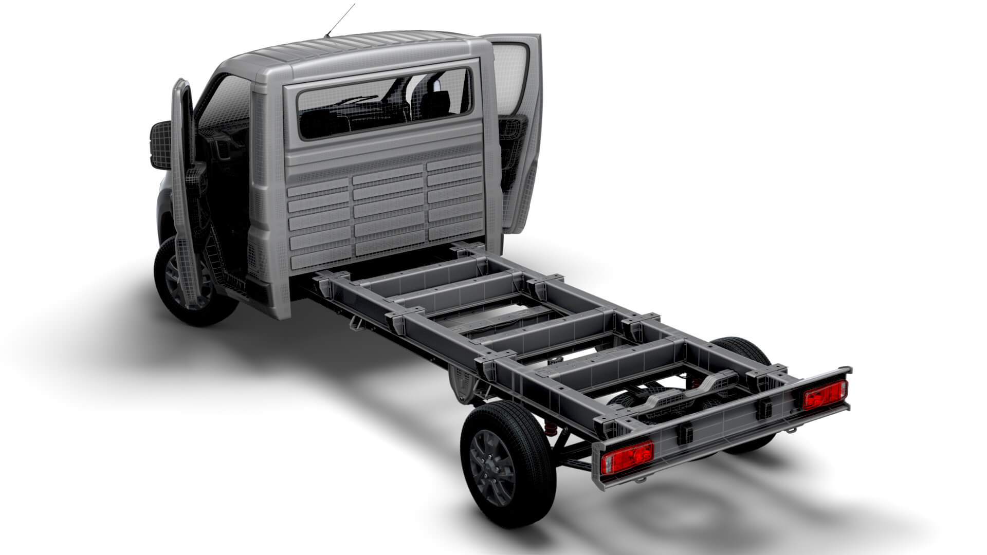 Ram Promaster Chassis Truck Scab 4035WB Hqinterior 2023 - 3D Model by ...