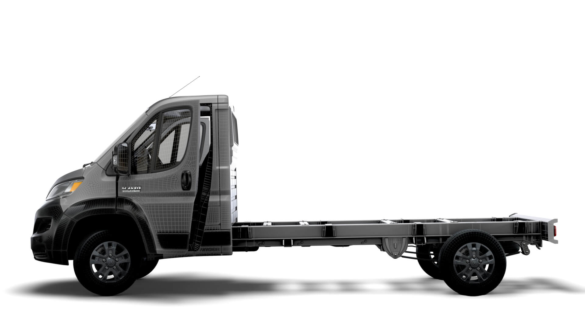 Ram Promaster Chassis Truck Scab 4035WB Hqinterior 2023 - 3D Model by ...