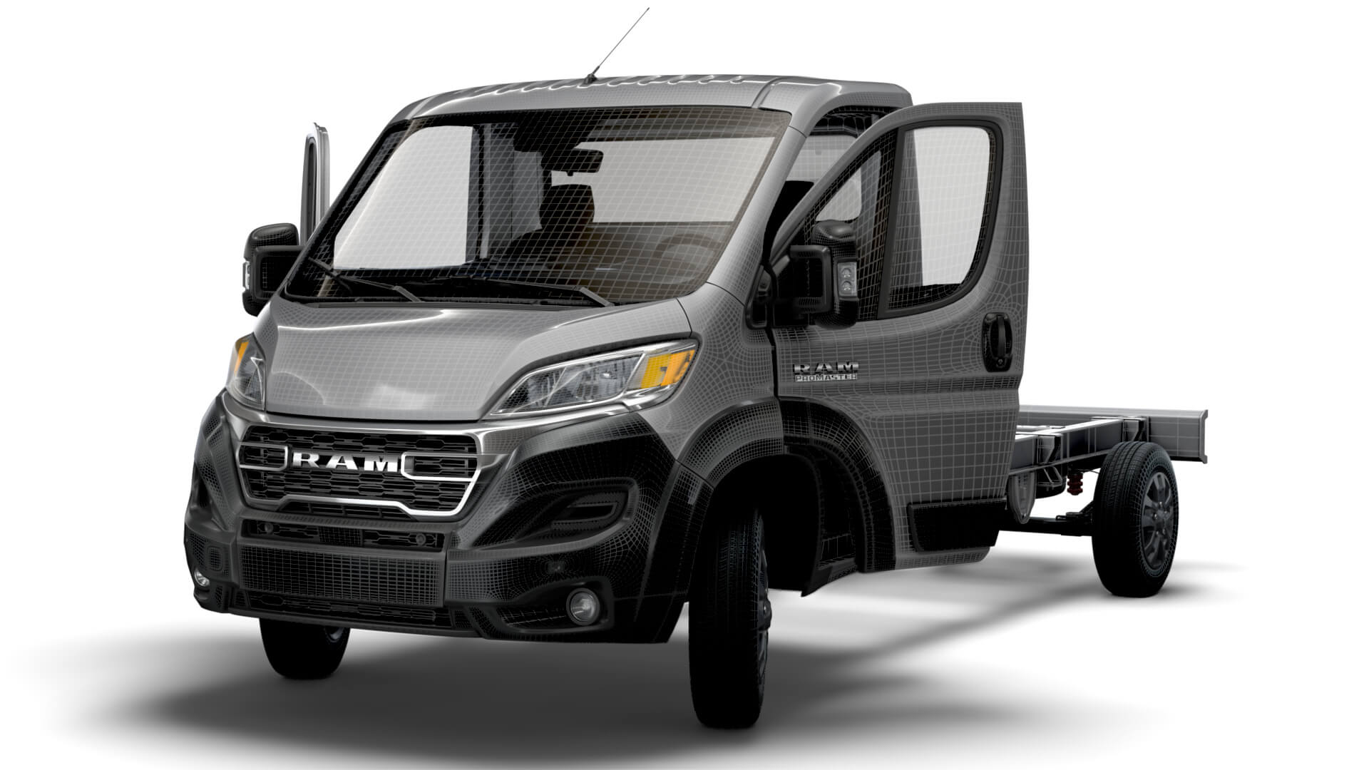 Ram Promaster Chassis Truck Scab 4035WB Hqinterior 2023 - 3D Model by ...