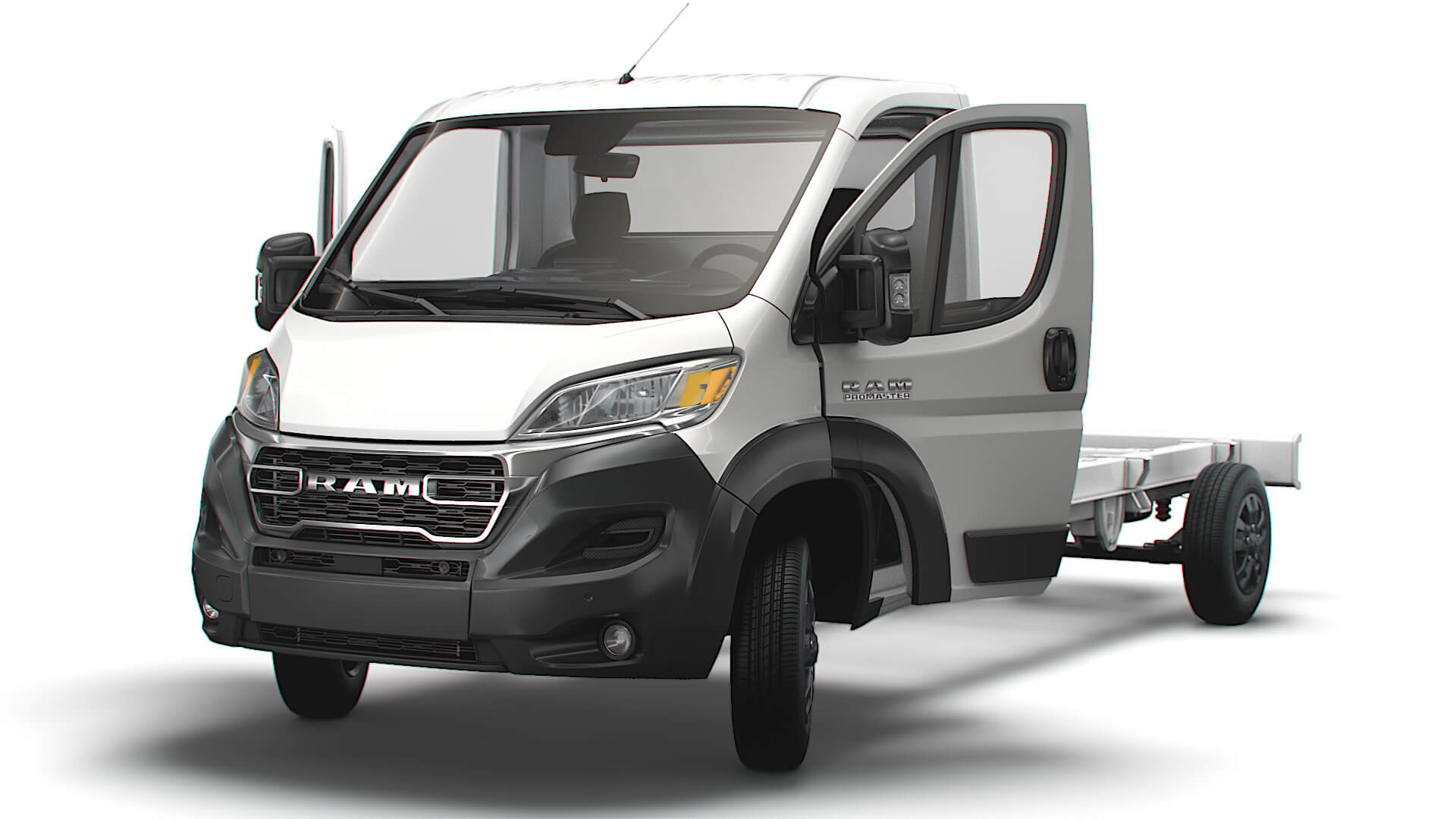 Ram Promaster Chassis Truck Scab 4300WB Hqinterior 2023 - 3D Model by ...