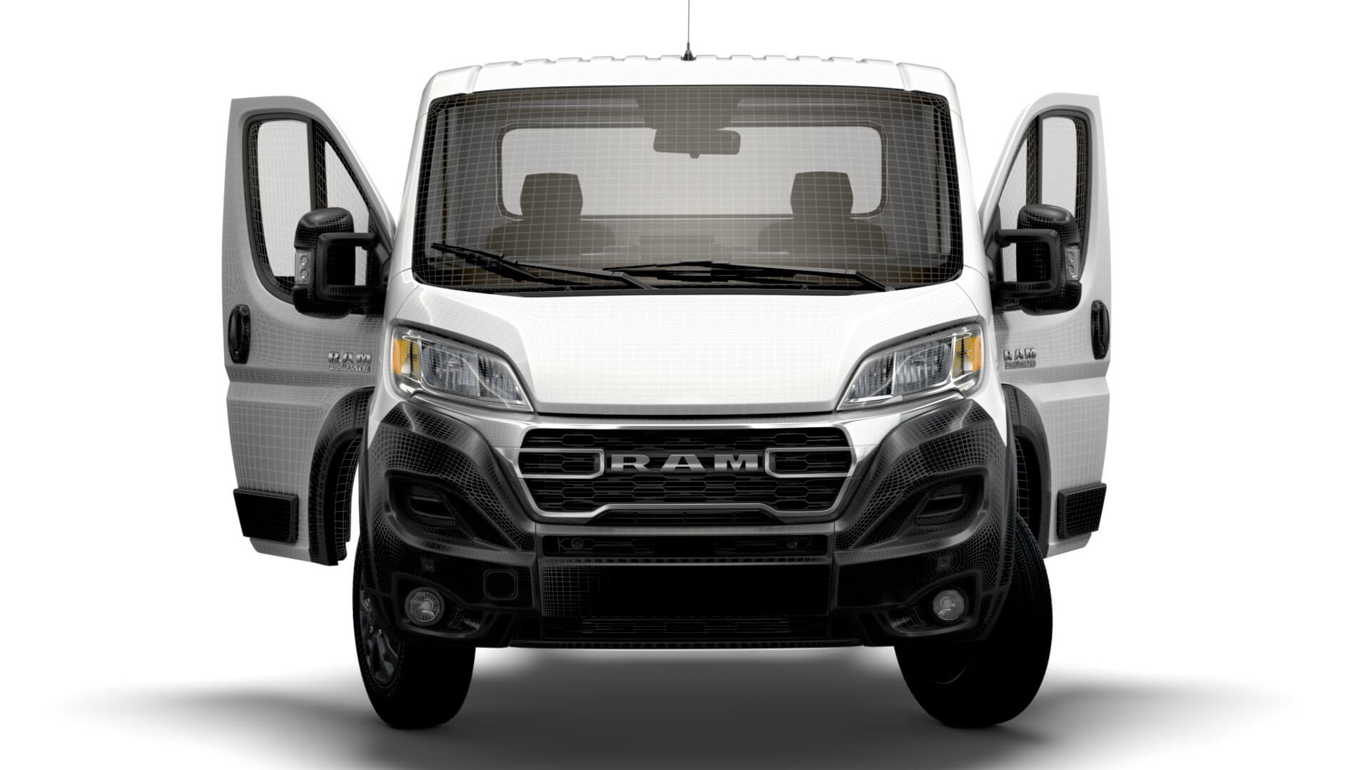 Ram Promaster Chassis Truck Scab 4300WB Hqinterior 2023 - 3D Model by ...