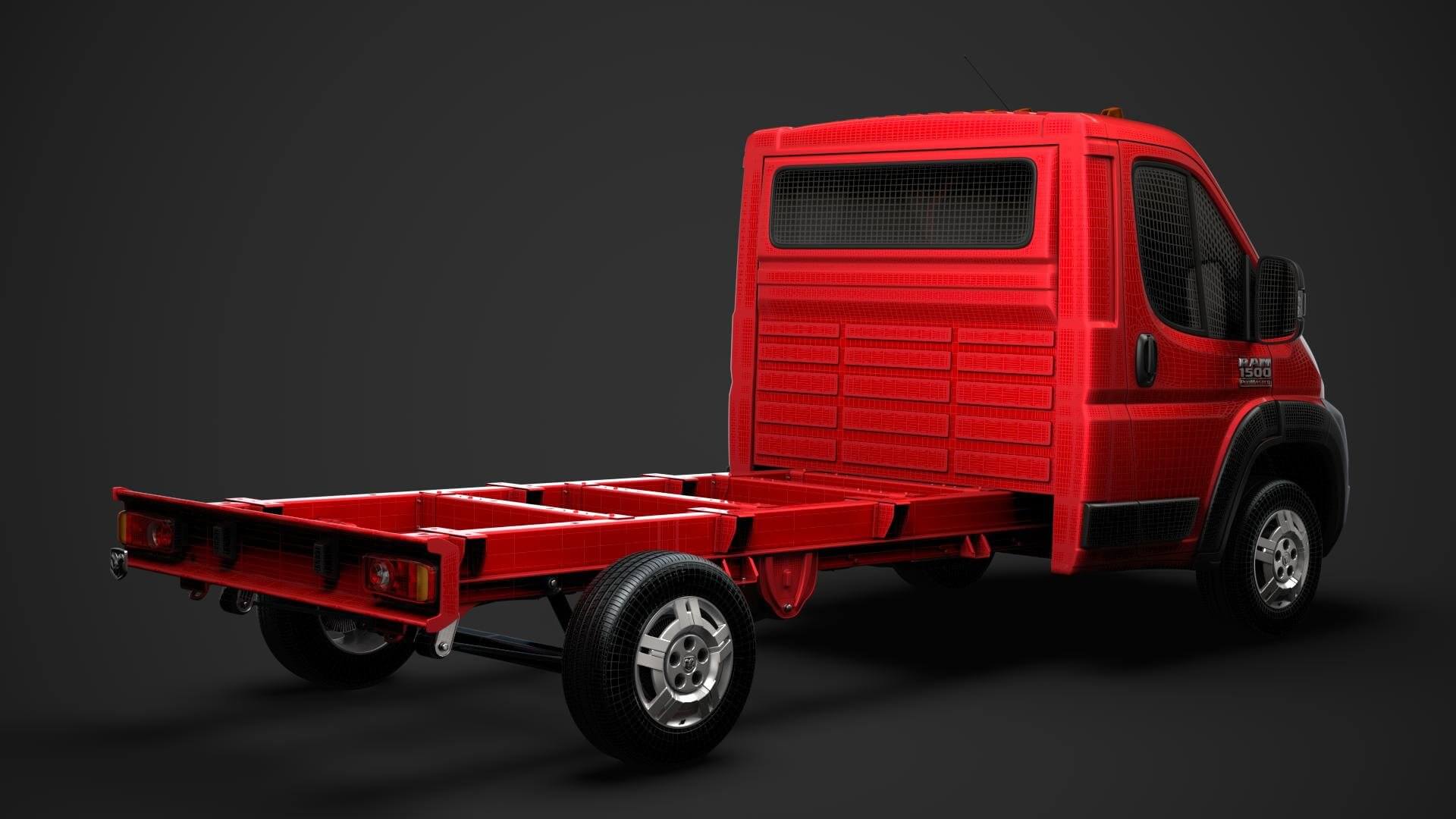 Ram Promaster Chassis Truck Single Cab 3450 WB 2019 - 3D Model by ...