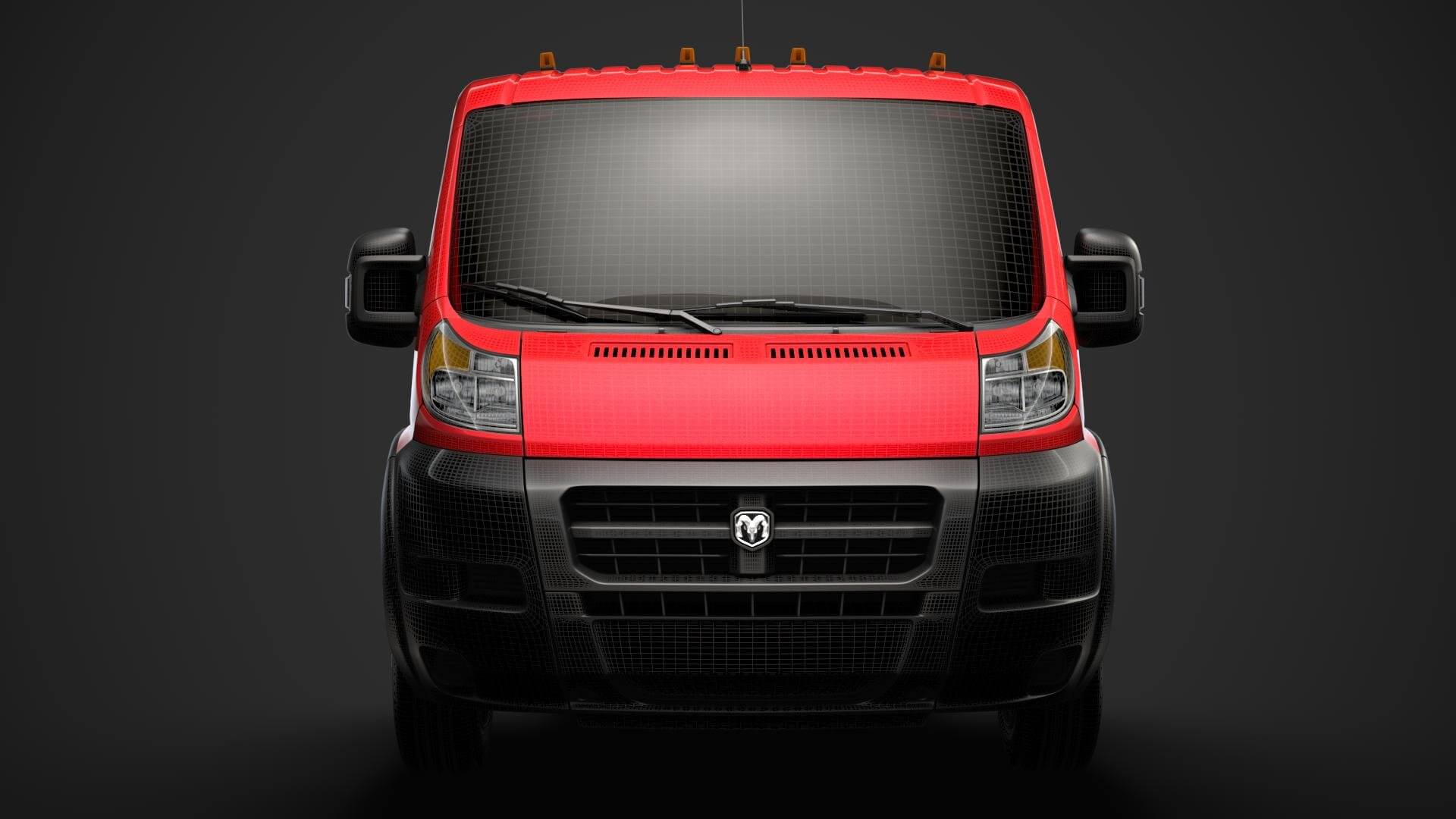Ram Promaster Chassis Truck Single Cab 3450 WB 2019 - 3D Model by ...
