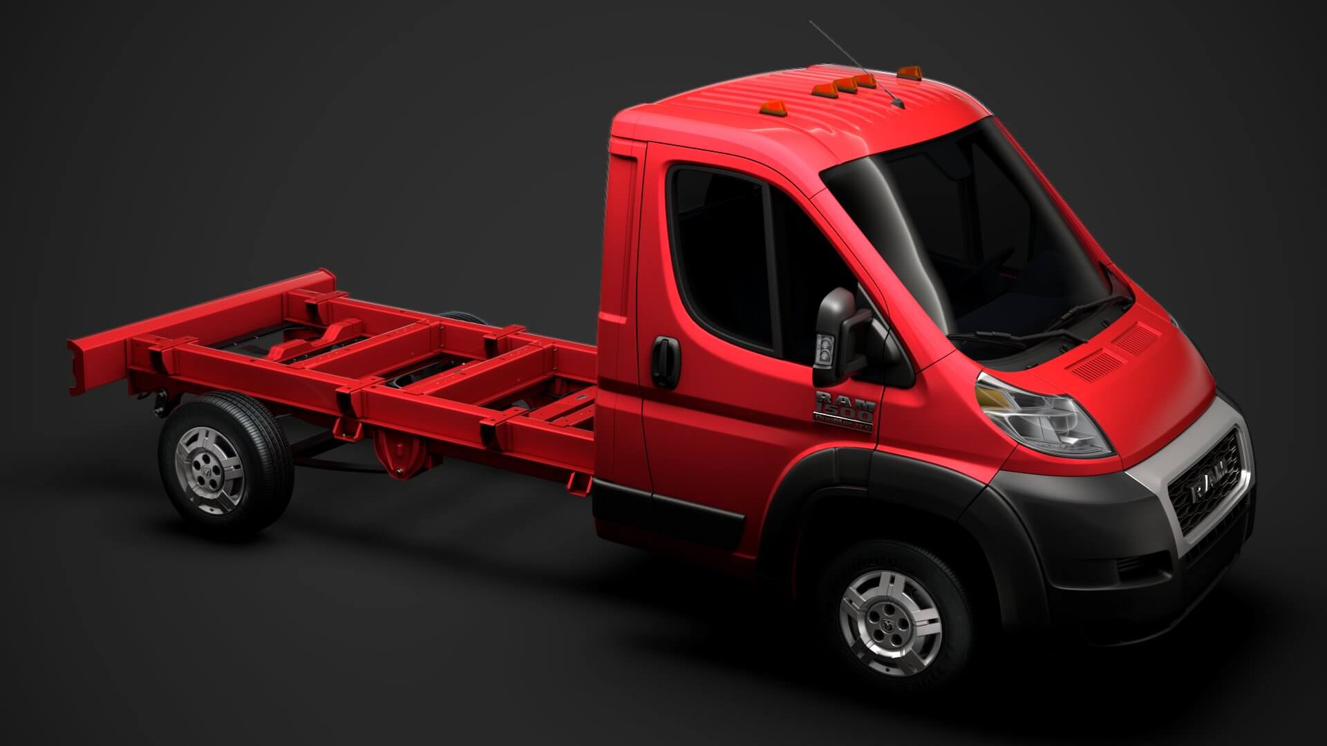 Ram Promaster Chassis Truck Single Cab 3450 WB 2020 - 3D Model by ...