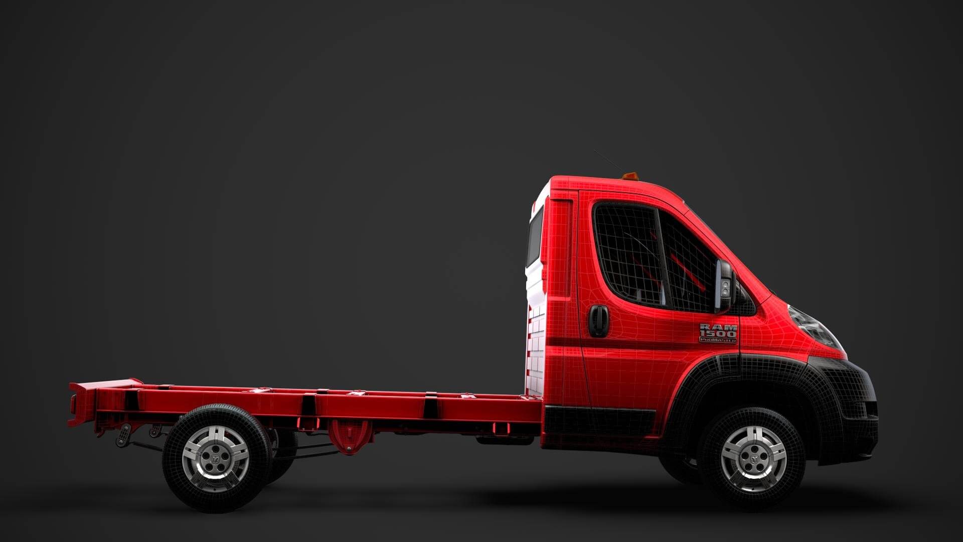 Ram Promaster Chassis Truck Single Cab 3450 WB 2020 - 3D Model by ...
