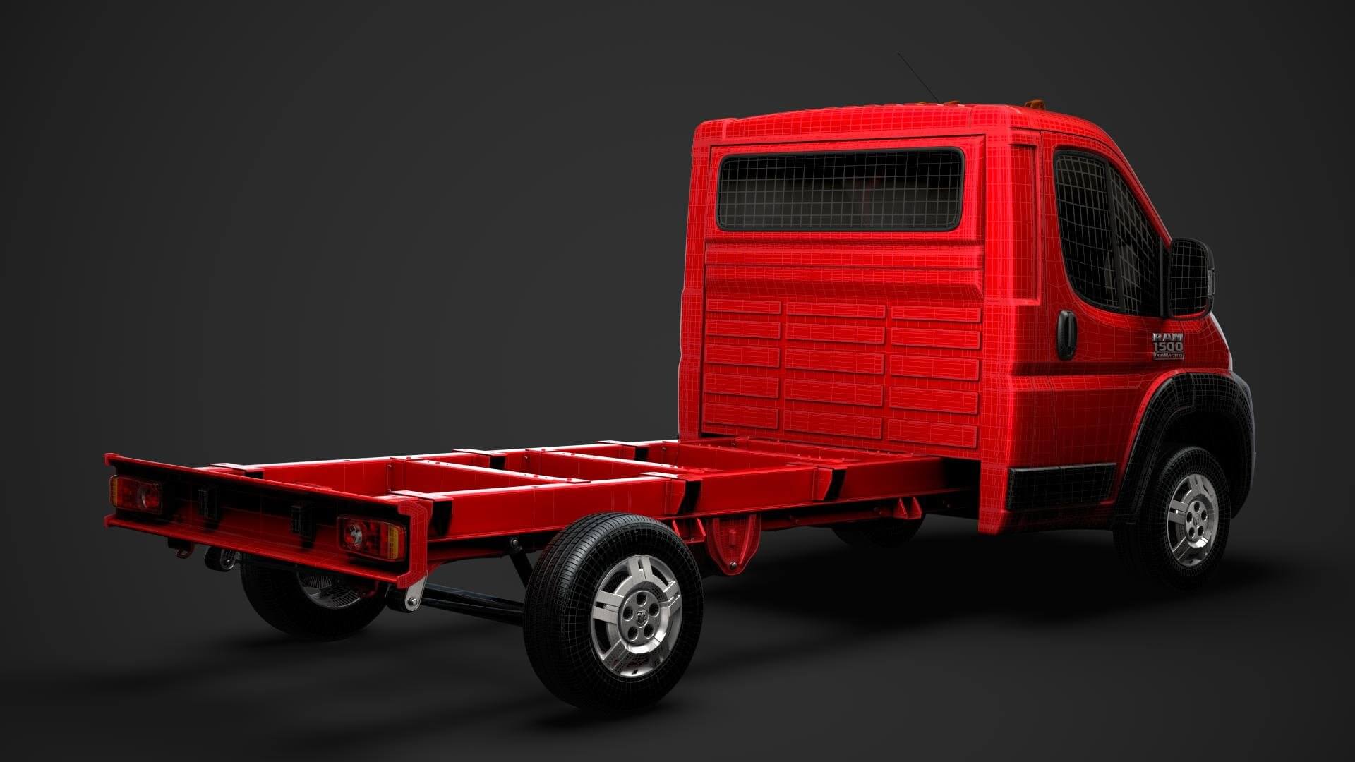 Ram Promaster Chassis Truck Single Cab 3450 WB 2020 - 3D Model by ...