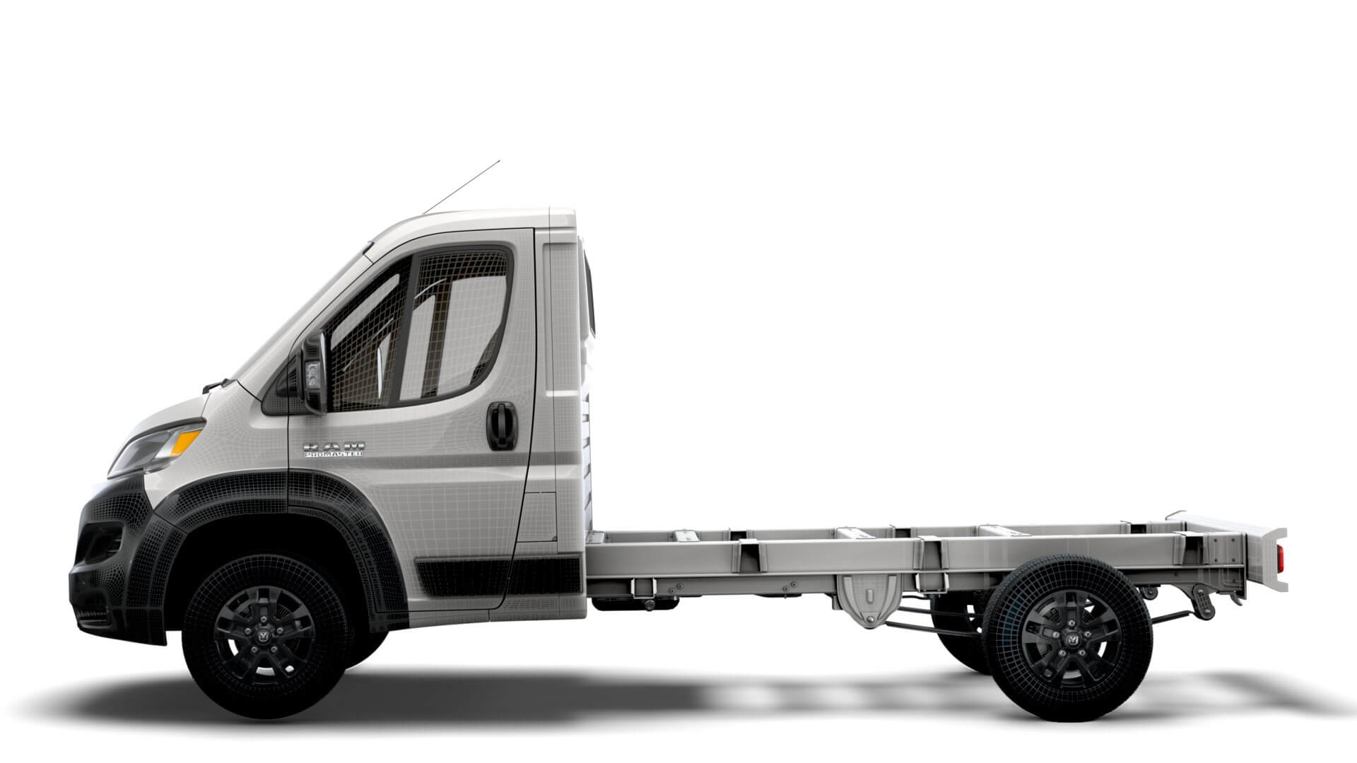 RAM Promaster Chassis Truck Single Cab 3450WB 2023 - 3D Model by Creator 3D