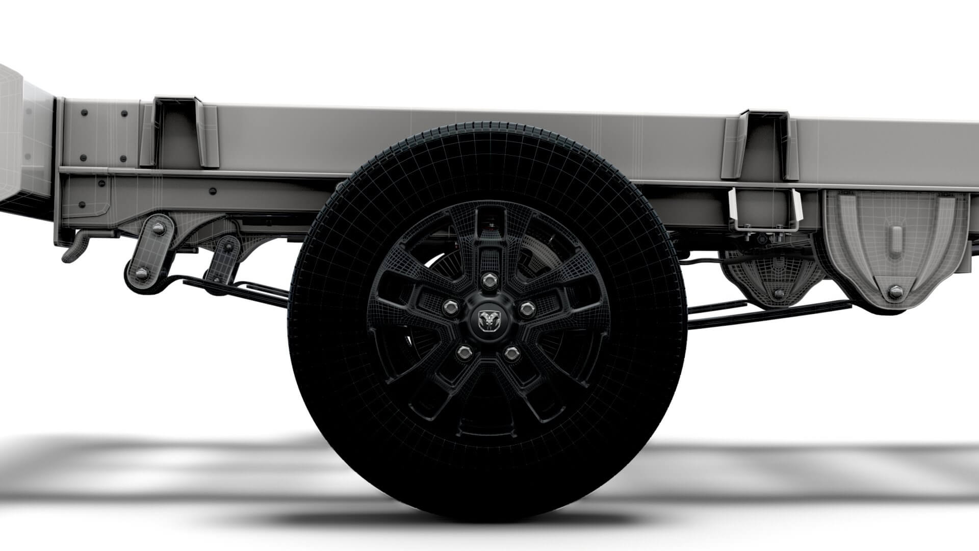 RAM Promaster Chassis Truck Single Cab 3450WB 2023 - 3D Model by Creator 3D