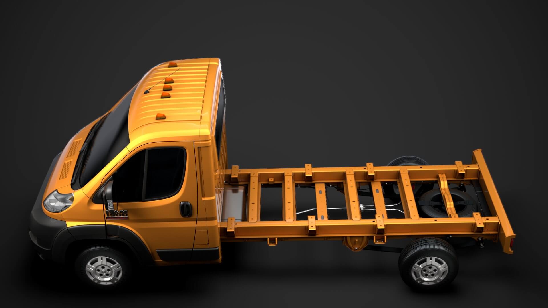 Ram Promaster Chassis Truck Single Cab 3800 WB 2019 - 3D Model by ...
