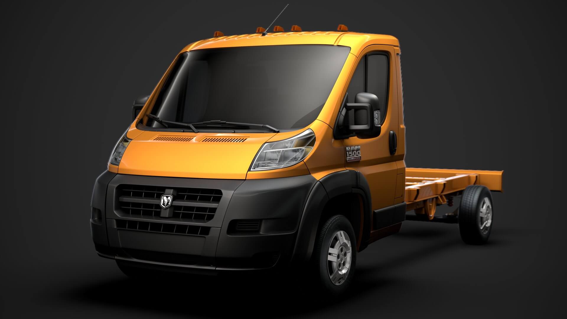 Ram Promaster Chassis Truck Single Cab 3800 WB 2019 - 3D Model by ...