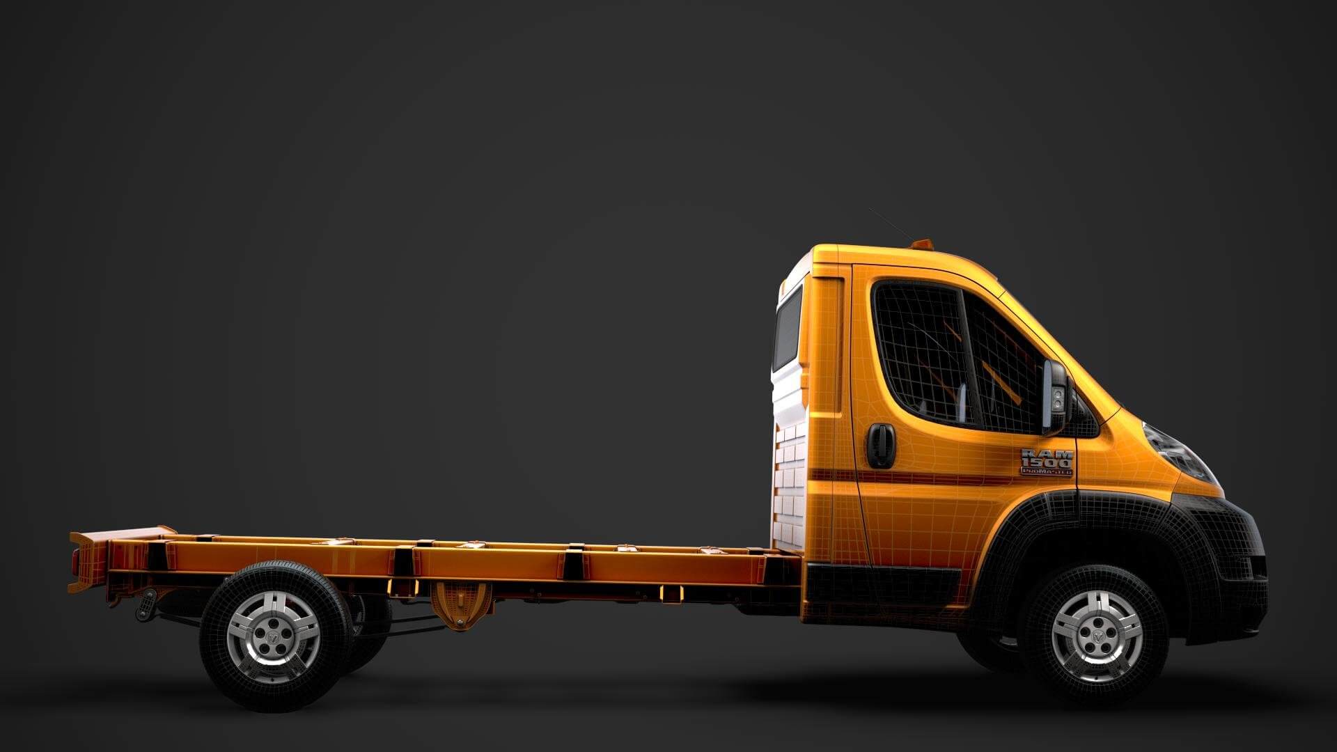 Ram Promaster Chassis Truck Single Cab 3800 WB 2020 - 3D Model by ...