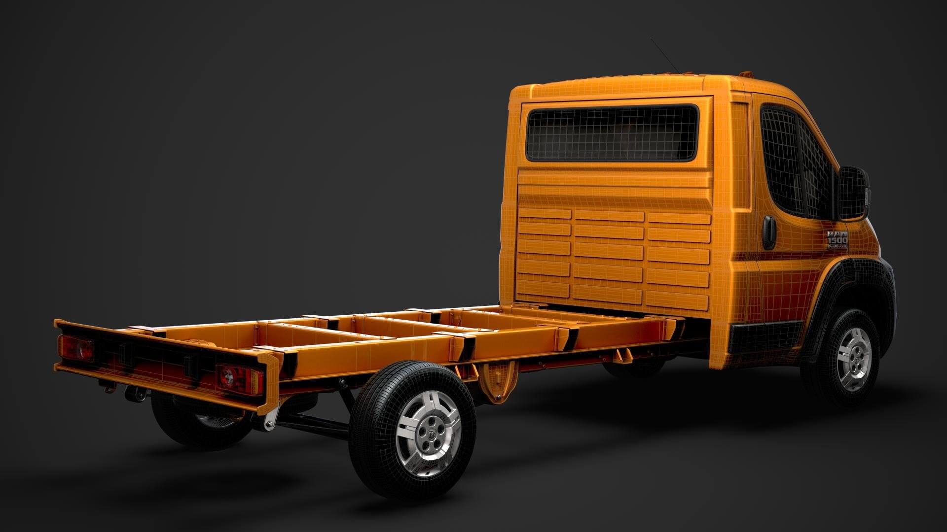 Ram Promaster Chassis Truck Single Cab 3800 WB 2020 - 3D Model by ...