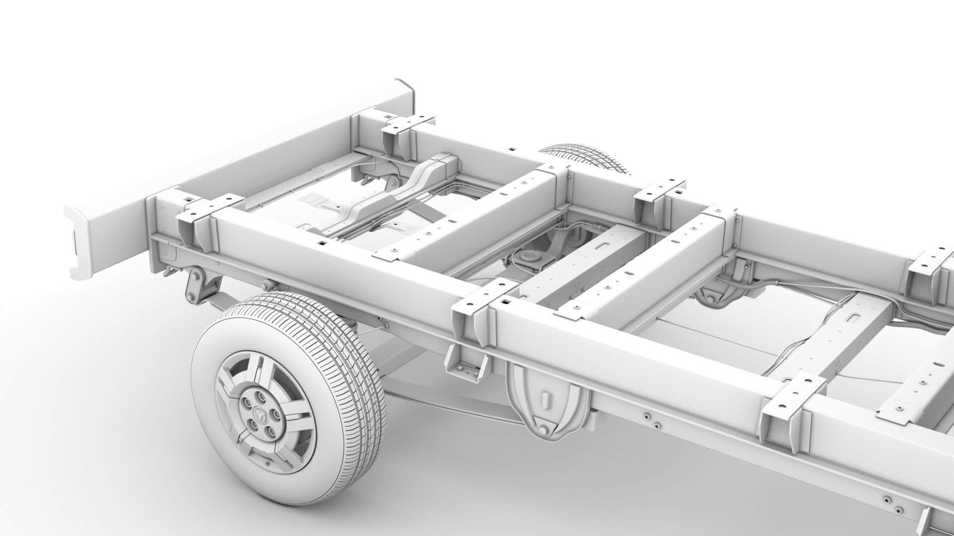 Ram Promaster Chassis Truck Single Cab 4035 WB 2019 - 3D Model by ...
