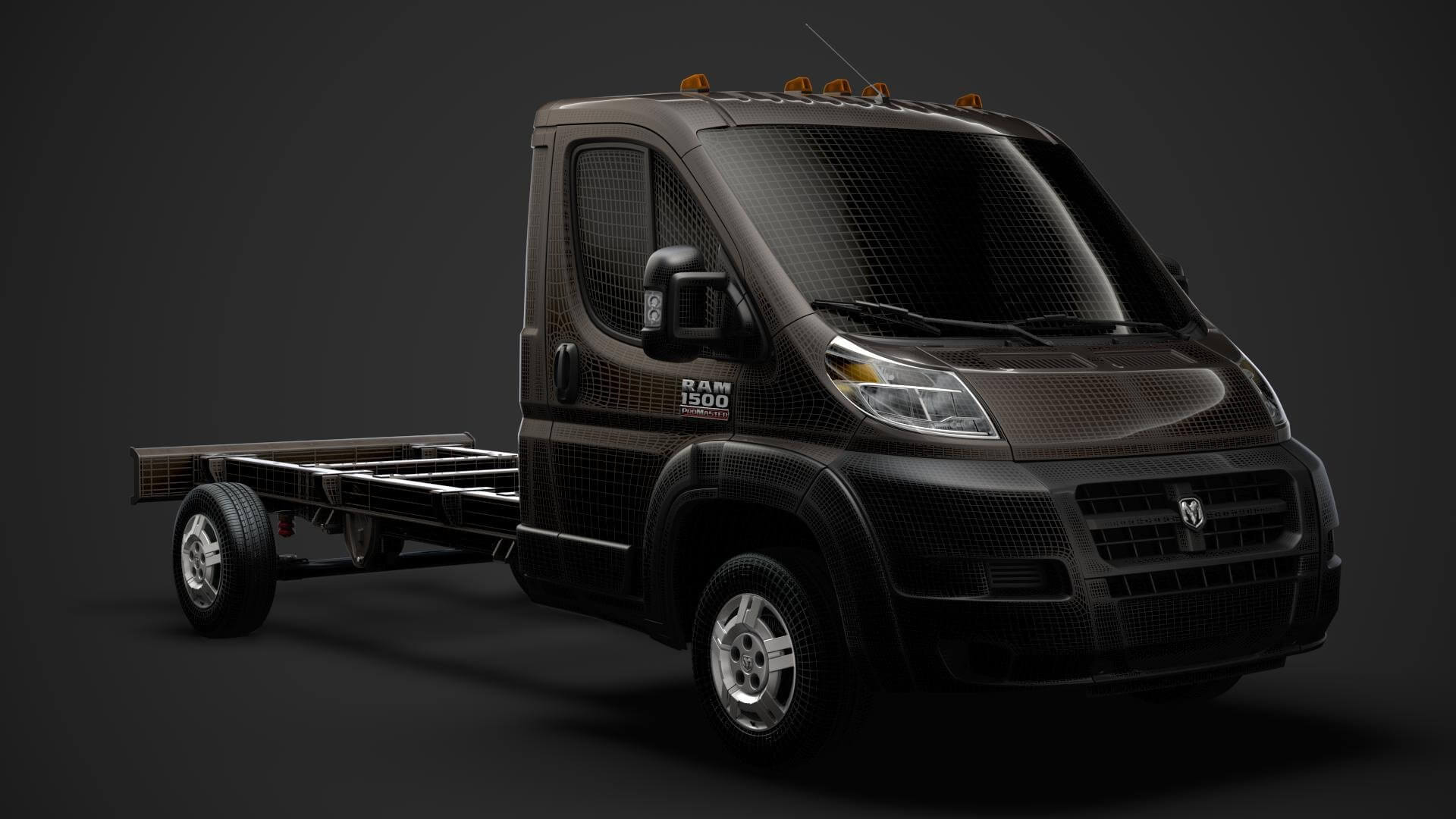 Ram Promaster Chassis Truck Single Cab 4035 WB 2019 - 3D Model by ...