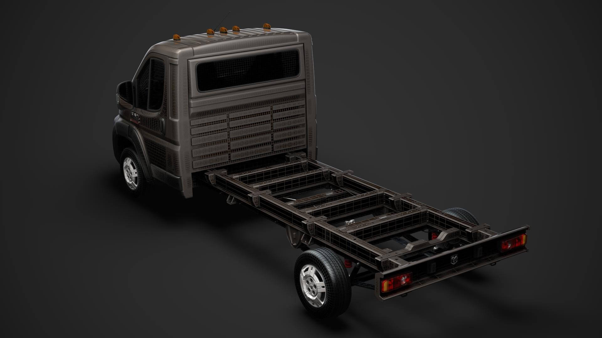 Ram Promaster Chassis Truck Single Cab 4035 WB 2019 - 3D Model by ...