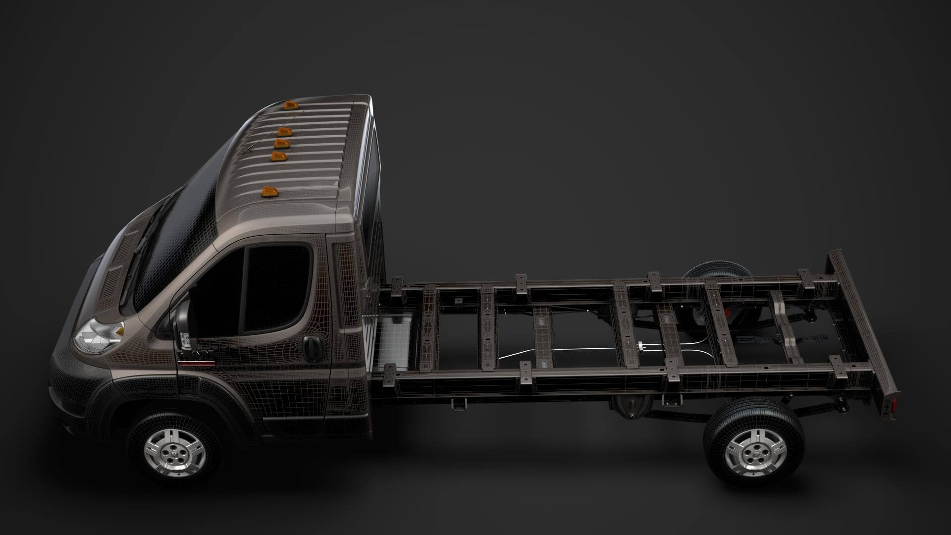 Ram Promaster Chassis Truck Single Cab 4035 WB 2019 - 3D Model by ...