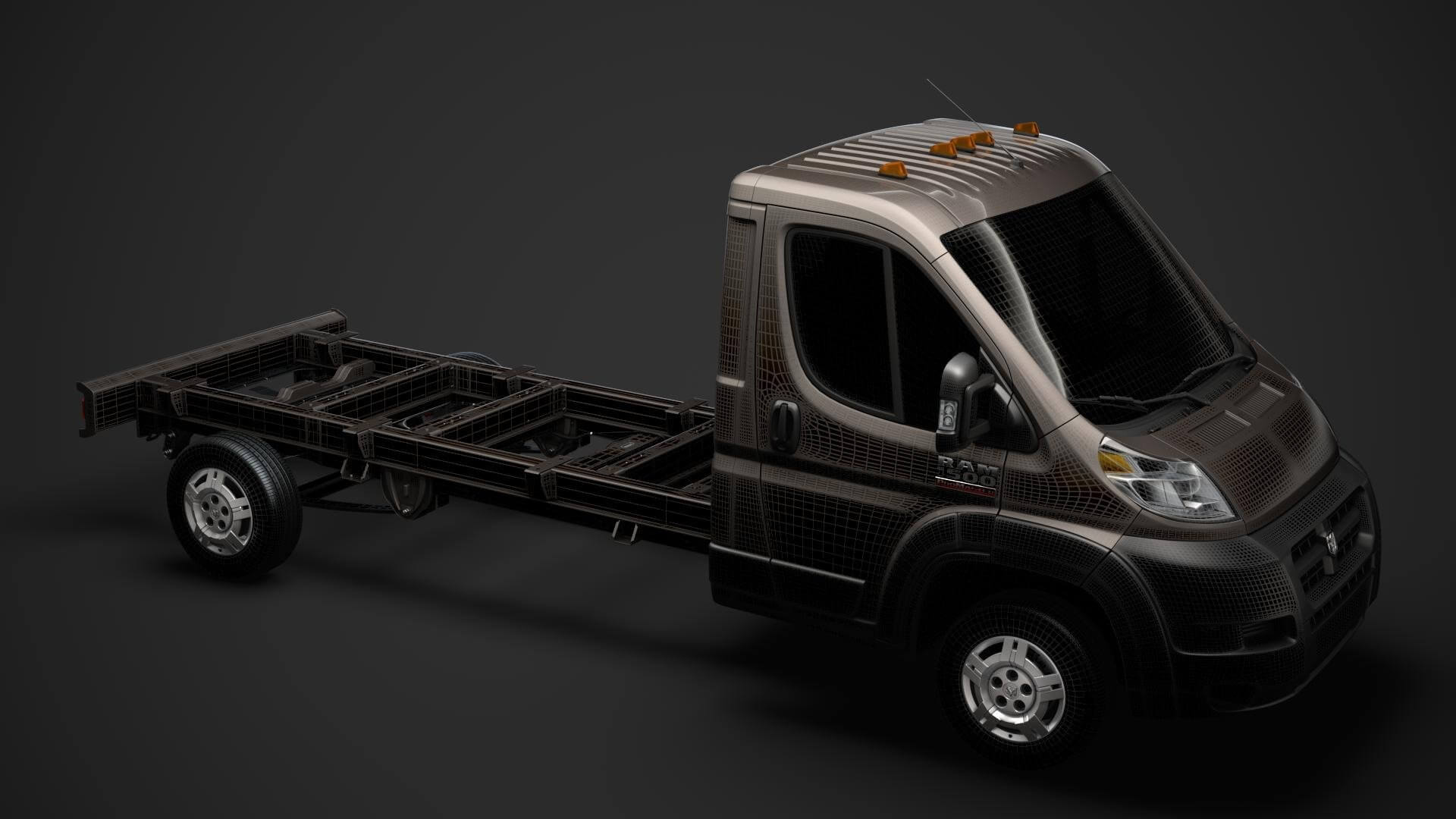 Ram Promaster Chassis Truck Single Cab 4035 WB 2019 - 3D Model by ...